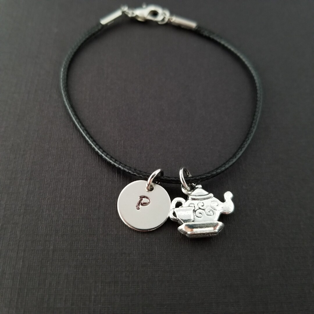 Teapot Bracelet Teapot Charm Bracelet Tea Bracelet Teapot Jewelry Food ...