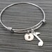 Music Note Bracelet - One Eighth Note Bracelet - Personalized Bracelet ...