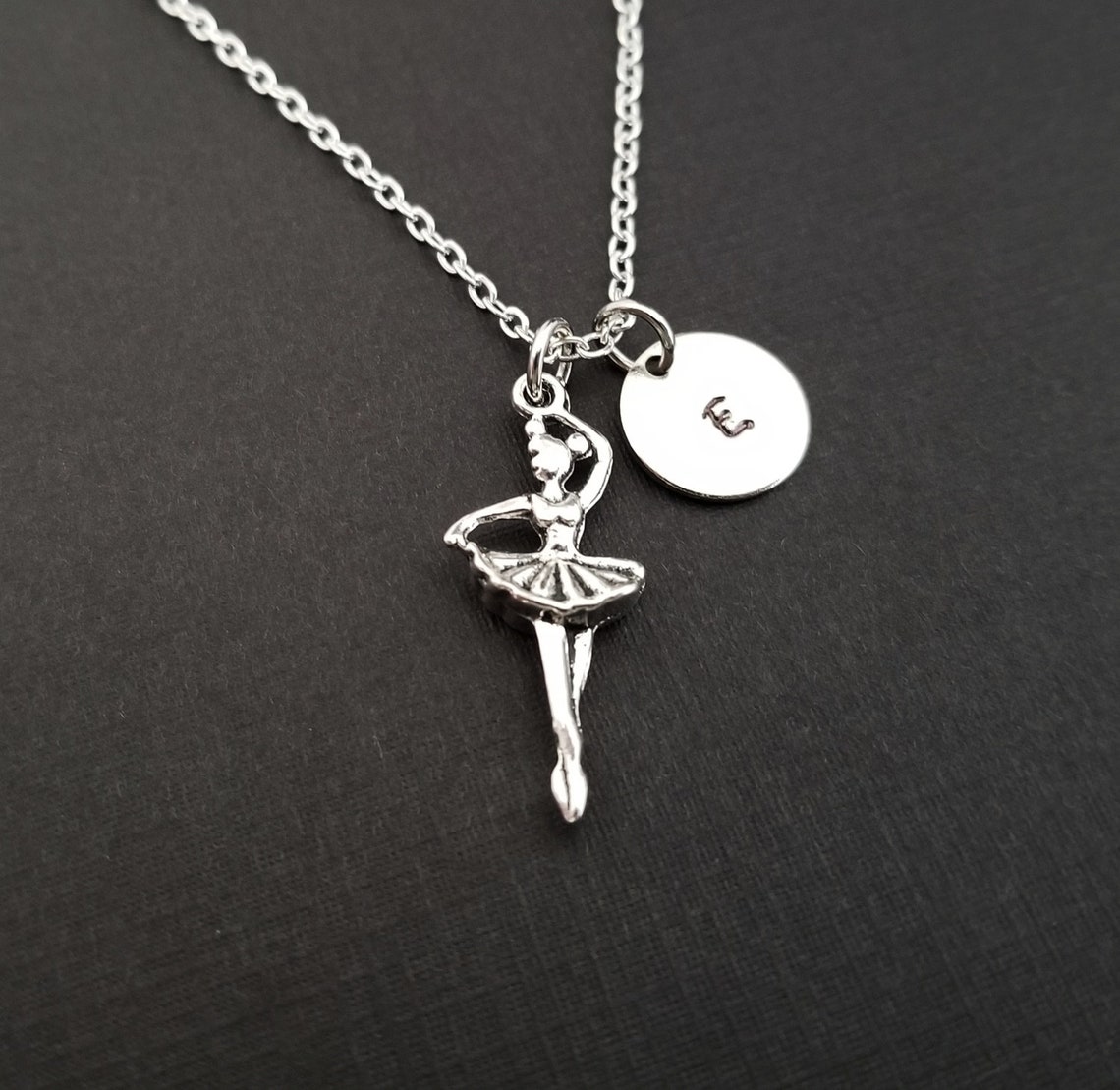 Ballerina Necklace Dancing Necklace Personalized Necklace | Etsy