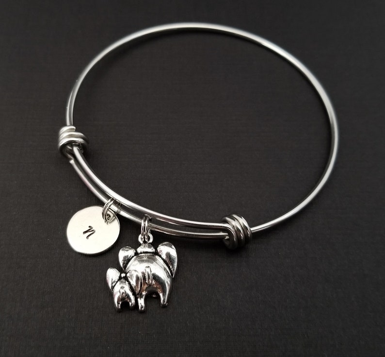 Elephant Bangle Bracelet - Elephant Bracelet - Expandable Bangle ...