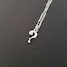 Question Mark Necklace - Question Pendant - Personalized Necklace ...
