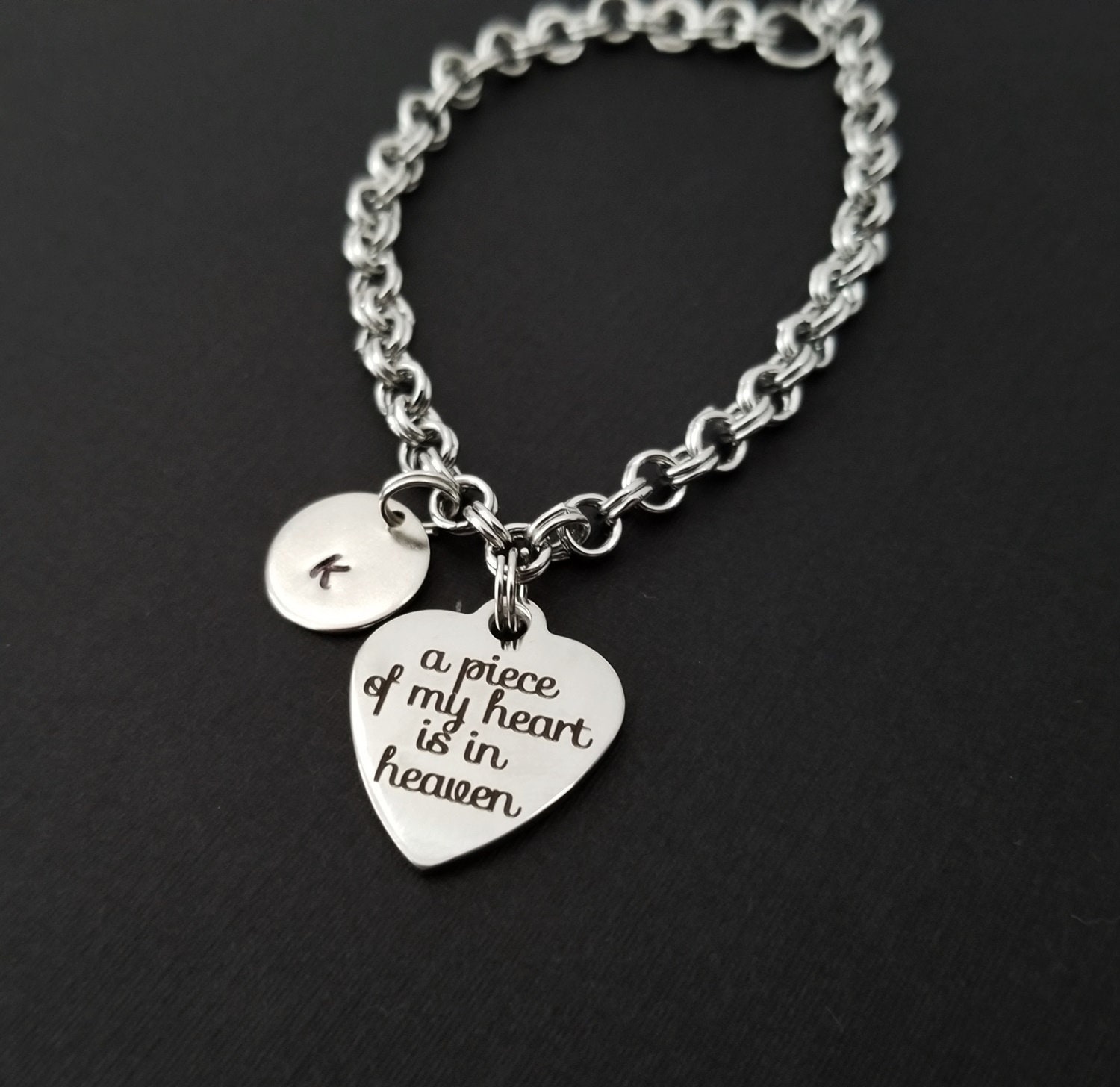 Remembrance Bracelet Memorial Bangle Memory Bracelet - Etsy