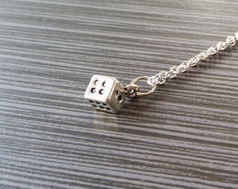 Dice necklace | Etsy