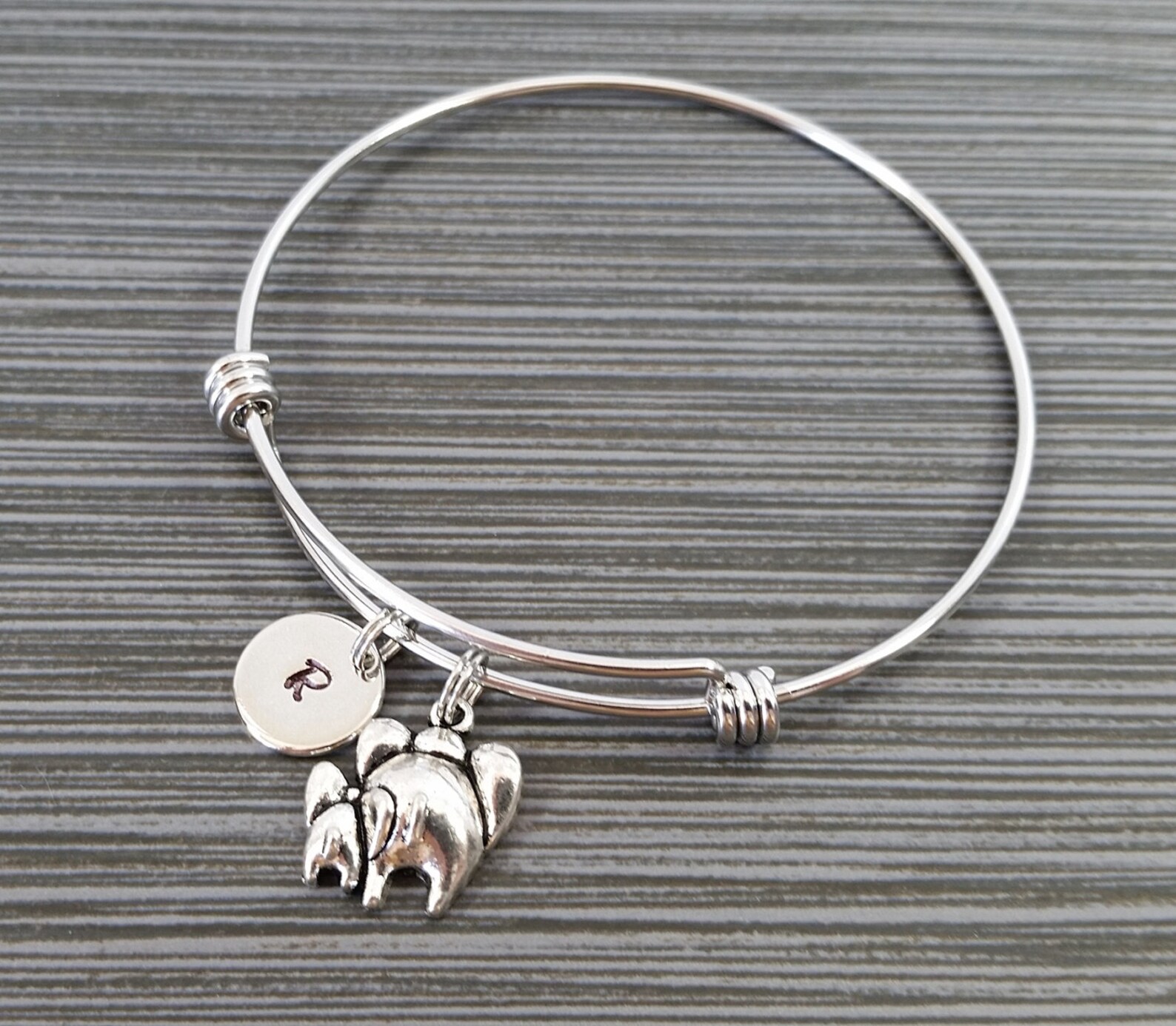 Elephant Bangle Bracelet Elephant Bracelet Expandable - Etsy