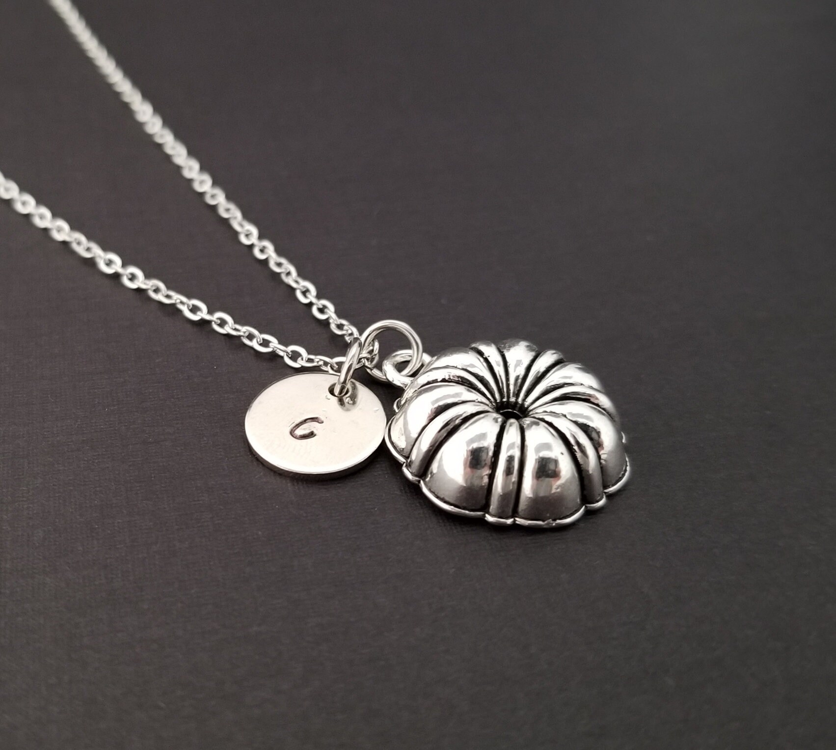 Cake Pan Necklace Baker Charm Necklace Cook Personalized - Etsy