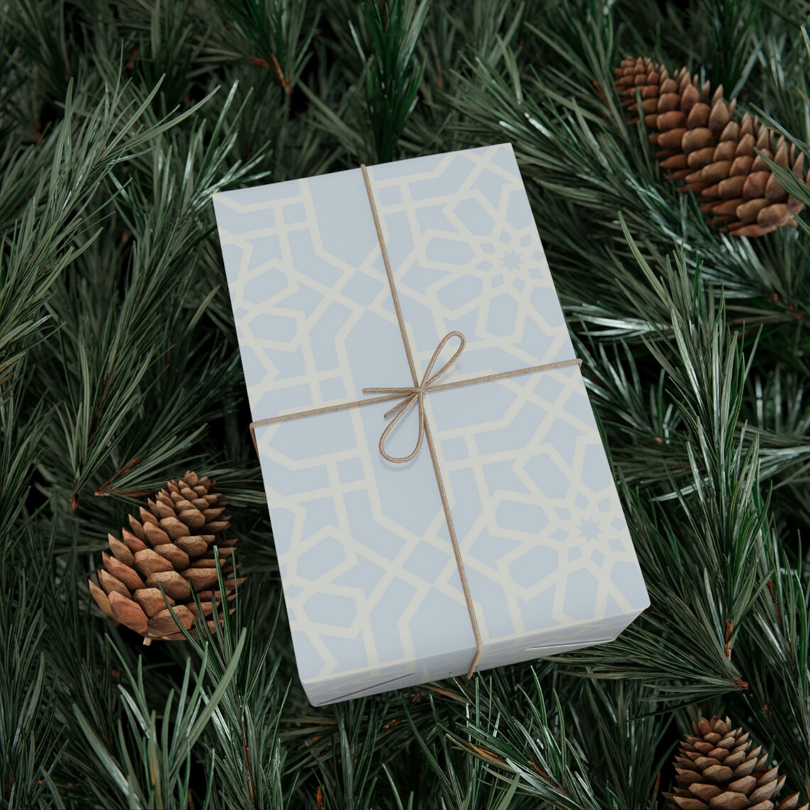 Geometric Eid Gift Wraps, Ramadan Mubarak Gift Wrap Papers, Happy Eid ...