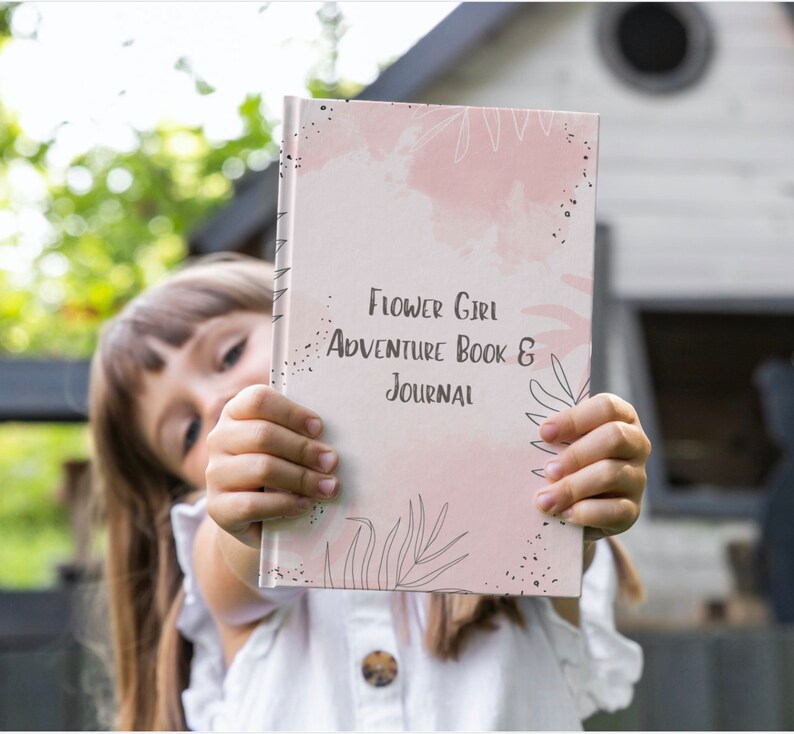 Flower Girl Adventure Book and Journal, PDF, Flower Girl Activity Book ...