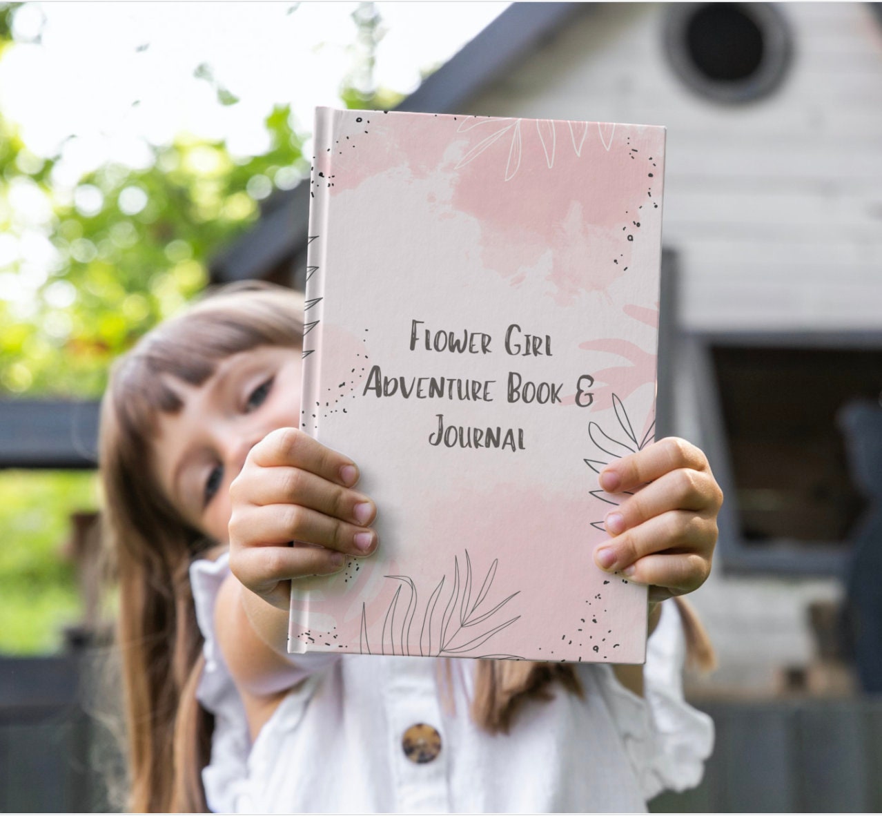 Flower Girl Adventure Book and Journal, PDF, Flower Girl Activity Book ...