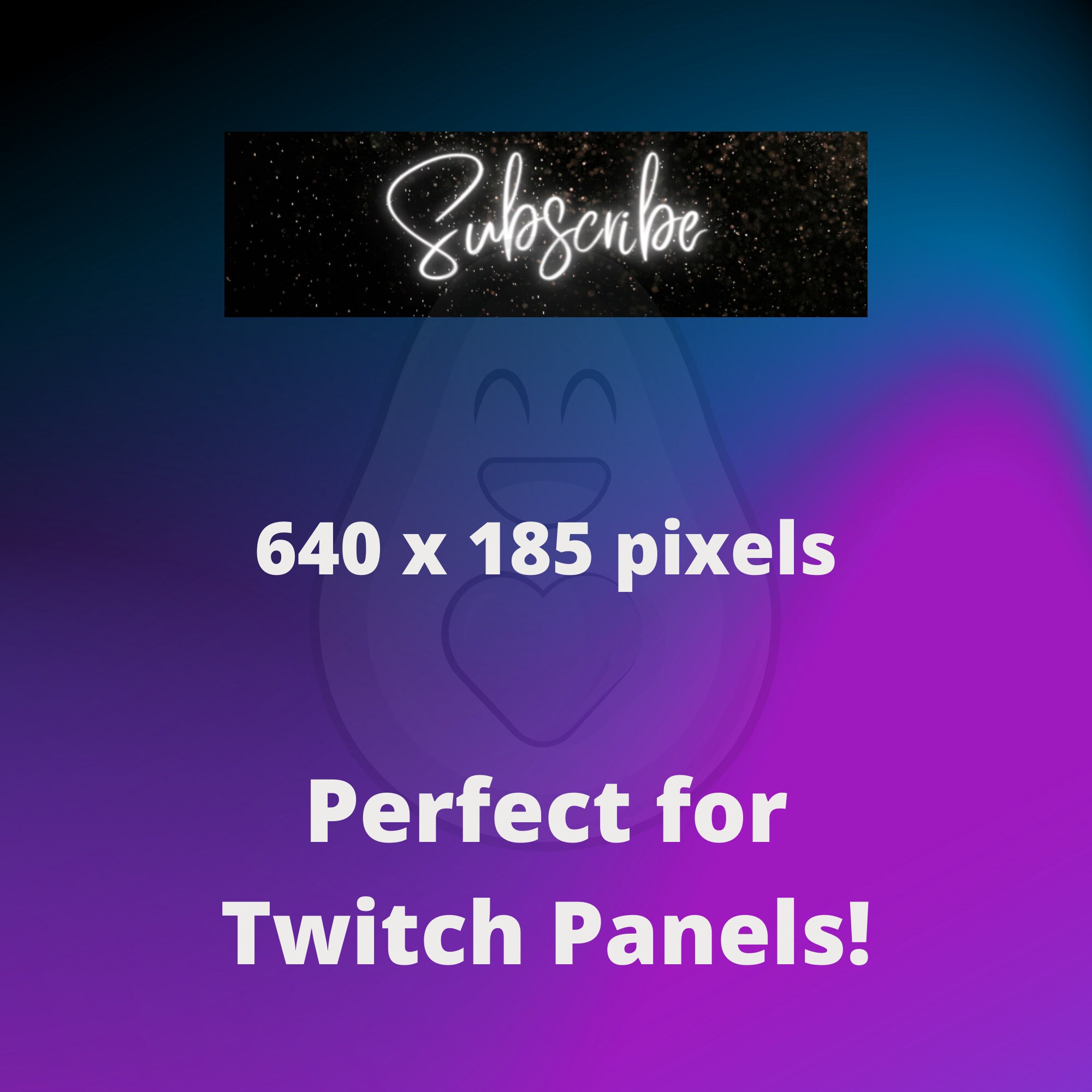 50 Neon Twitch Panels | Twitch Bundle Package - Etsy