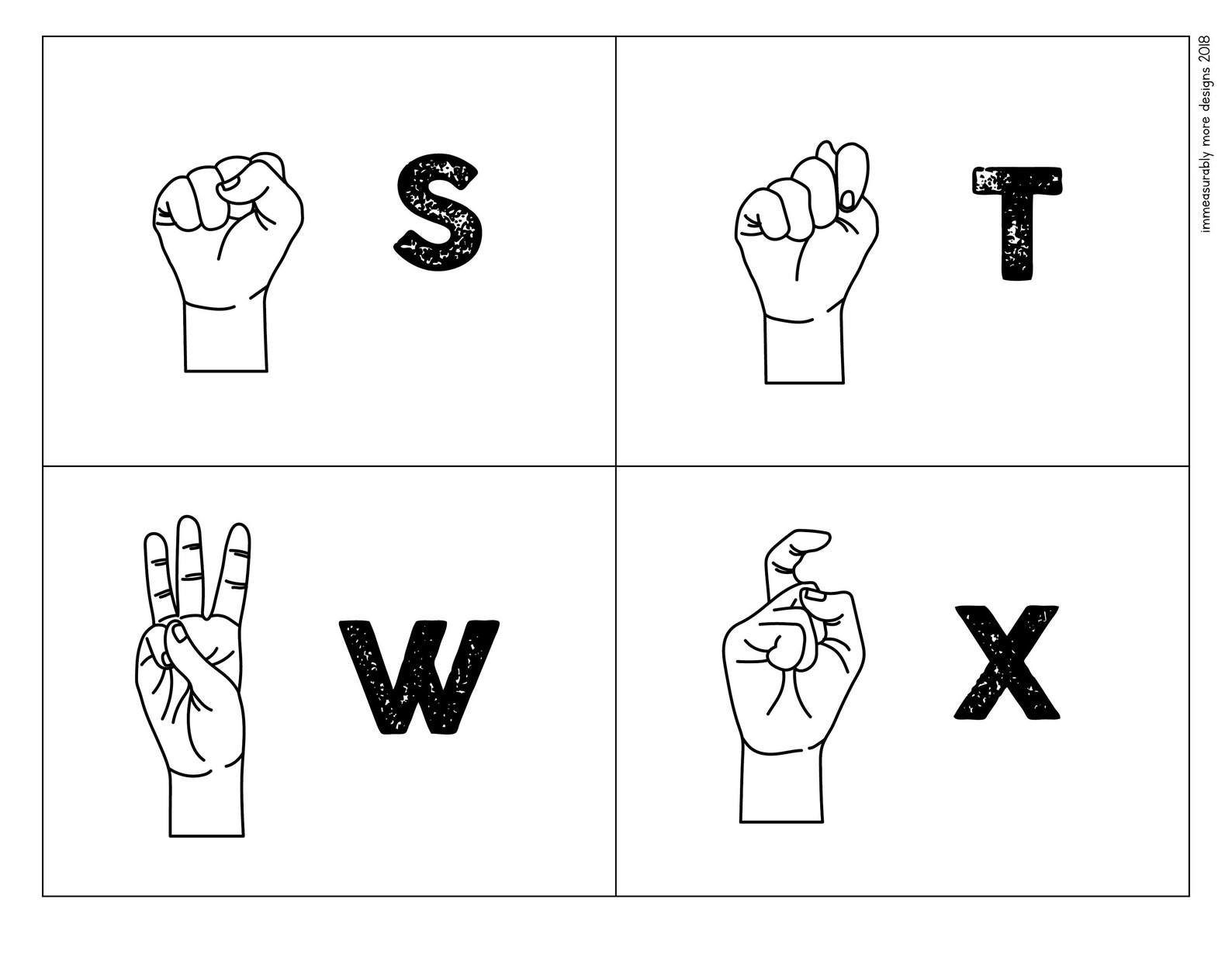 abc-sign-language-flash-cards-letter-and-a4-size-etsy