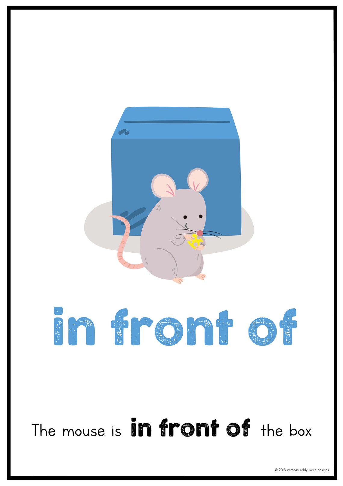 Prepositional Flash Cards, Preschool, Kindergarten Classroom, Home ...