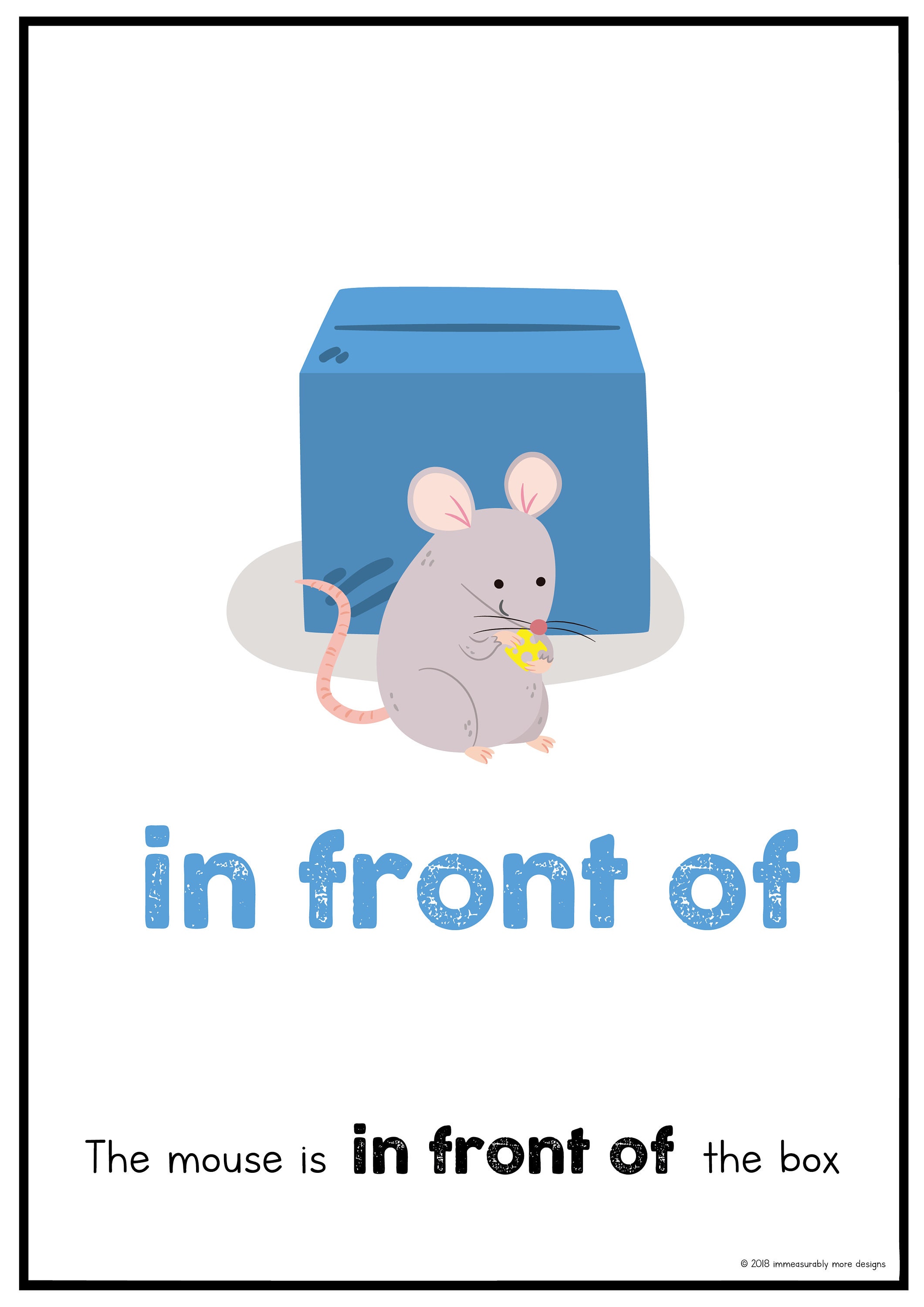 Prepositional Flash Cards, Preschool, Kindergarten Classroom, Home ...