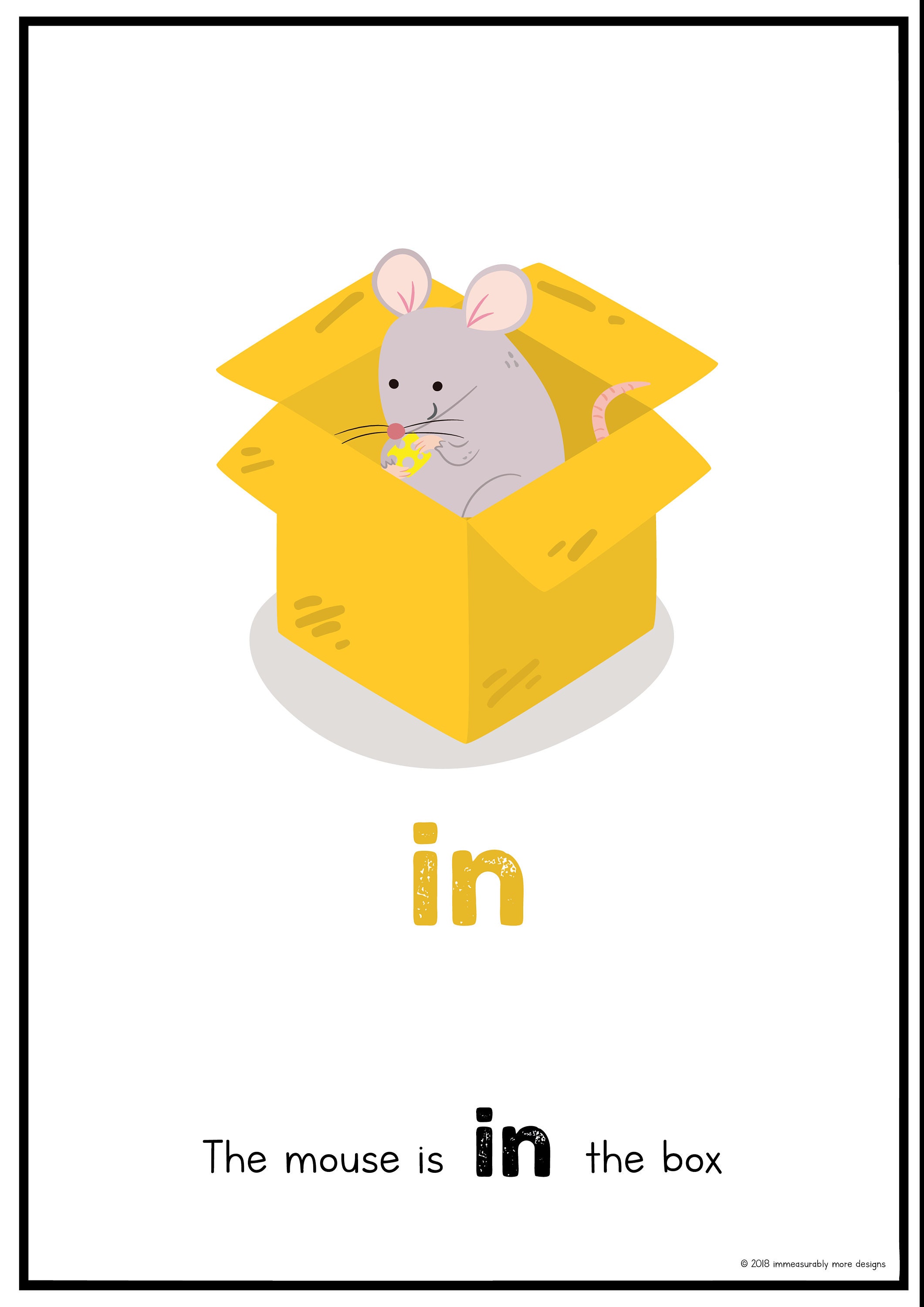 Prepositional Flash Cards, Preschool, Kindergarten Classroom, Home ...