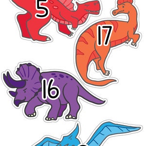 Dinosaur Alphabet, Numbers 1-20, Shapes, Dino Game, Preschool ...