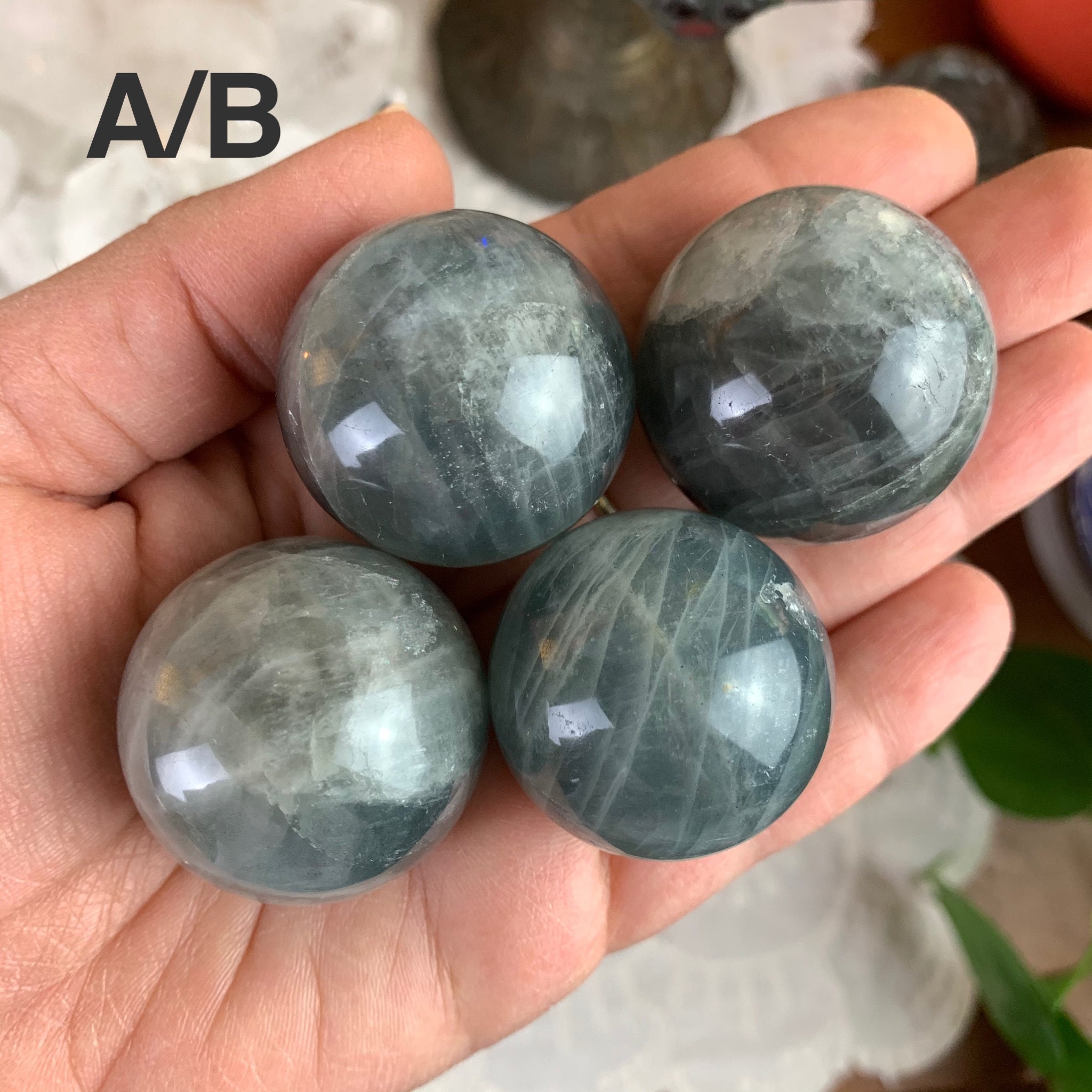 One Aquamarine Crystal Sphere Chosen at Random You Choose - Etsy