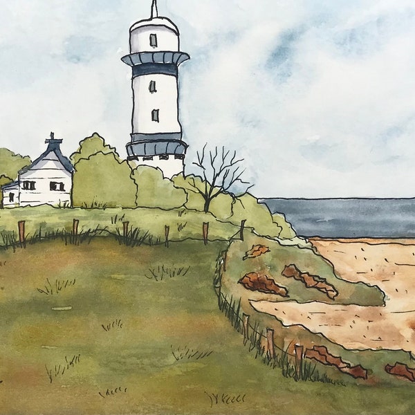 Line and Wash Art - Etsy