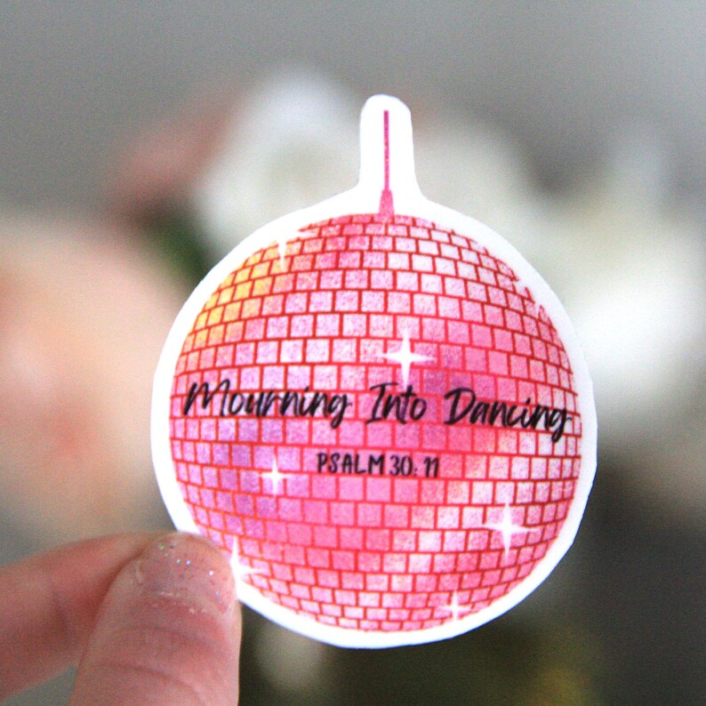 Christian Disco Ball Sticker Bible Verse Stickers Faith Stickers ...
