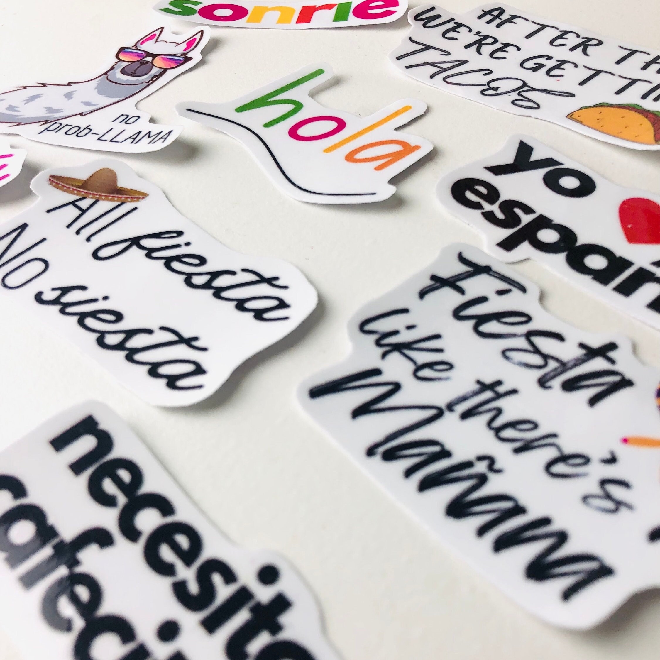 Spanish Stickers Fiesta Stickers Waterproof Stickers Laptop Tumbler ...