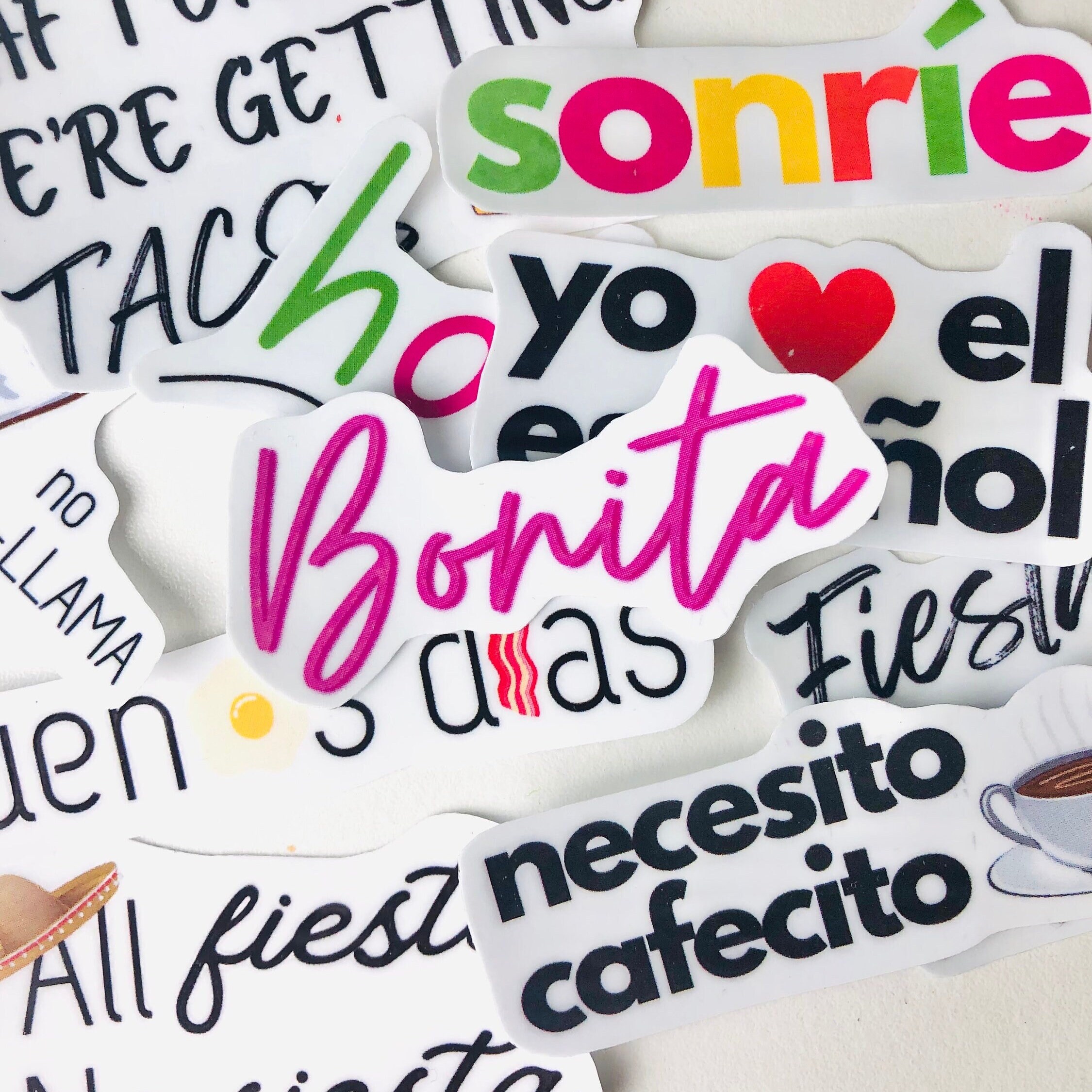 Spanish Stickers | Fiesta Stickers | Waterproof Stickers | Laptop ...