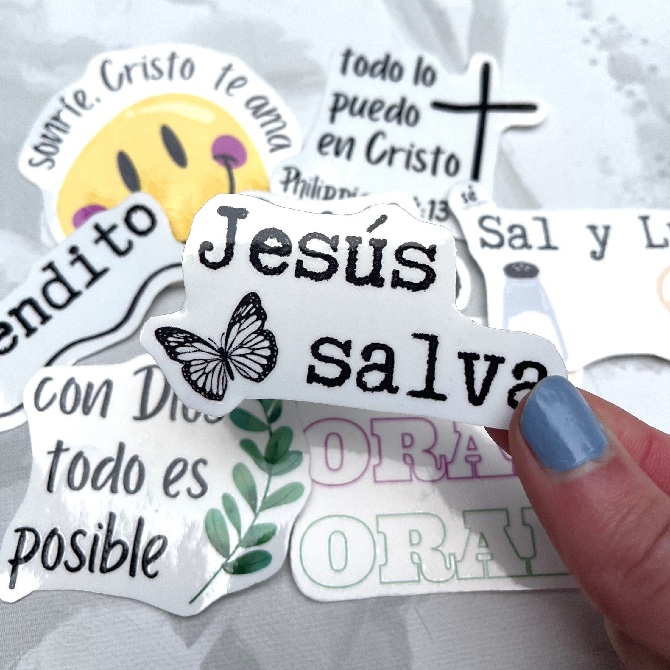 Christian Spanish Stickers | Spanish Stickers | Faith Stickers | Laptop ...