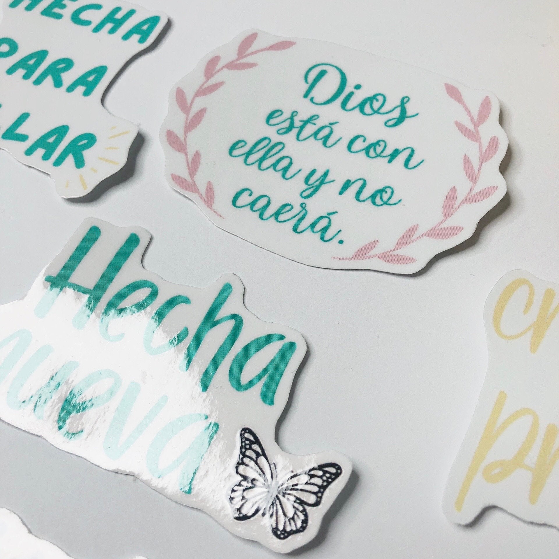 Christian Spanish Stickers Pastel Bible Stickers Journal Tumbler ...