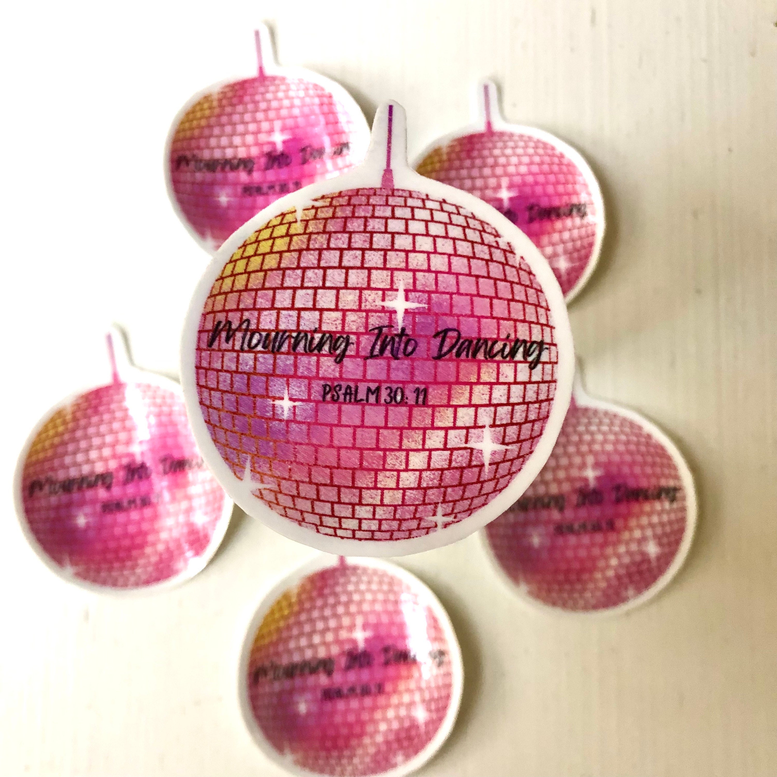 Christian Disco Ball Sticker Bible Verse Stickers Faith - Etsy