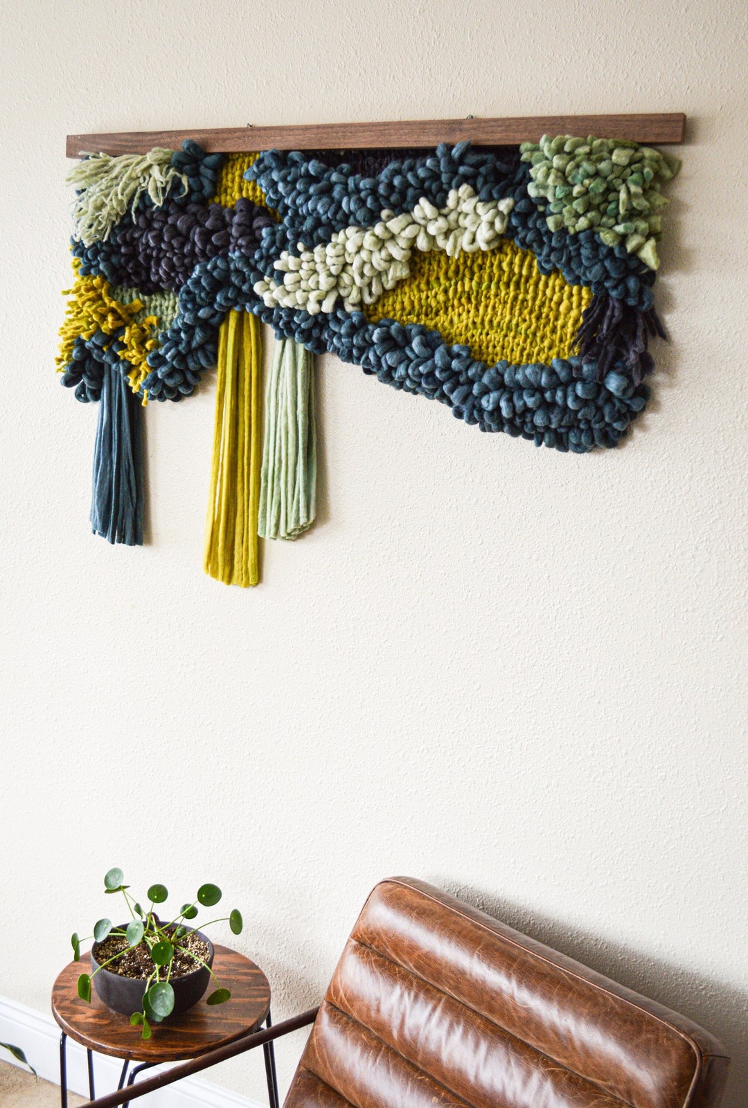 Weaving Modern Tapestry Wall Hanging Fabric Wall Art - Etsy