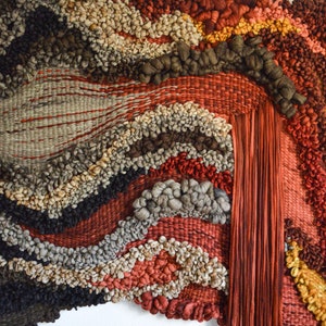 Sculptural Fiber Installation – Extra Large Wool Wall Art ...