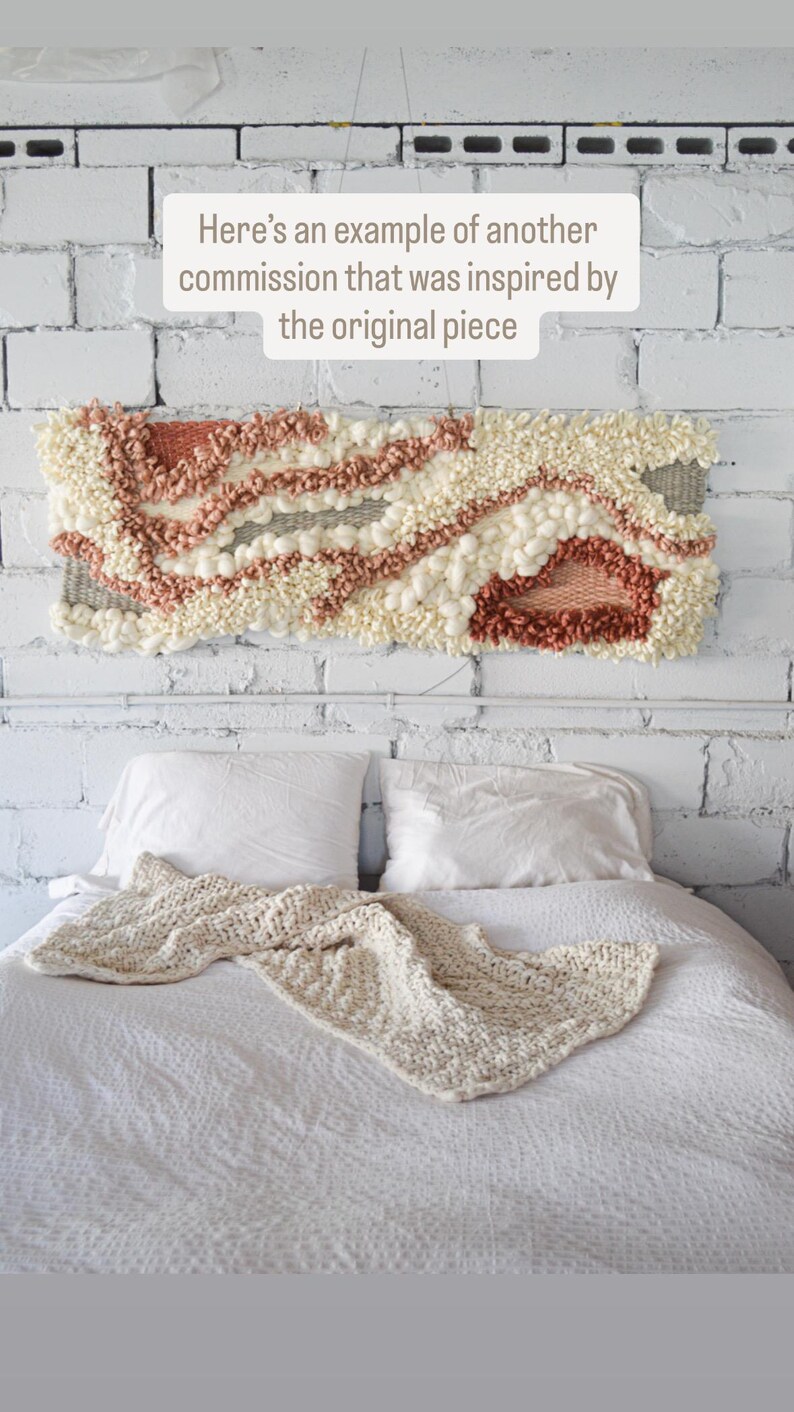 Contemporary Fabric WEAVING WALL HANGING for Room Decor - Modern Woven ...