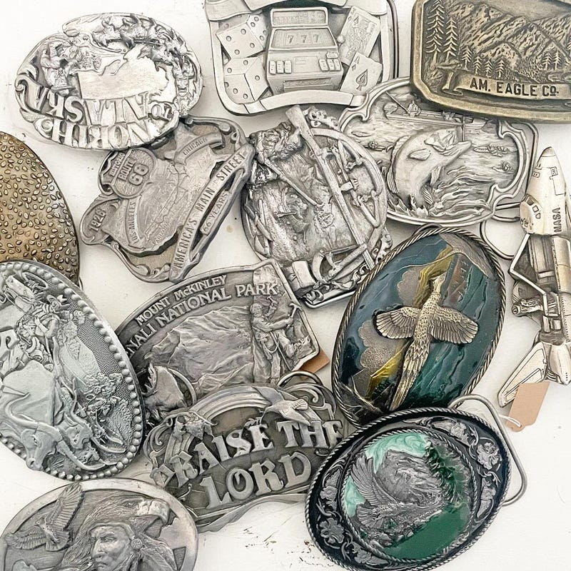 Vintage Belt Buckles - Etsy