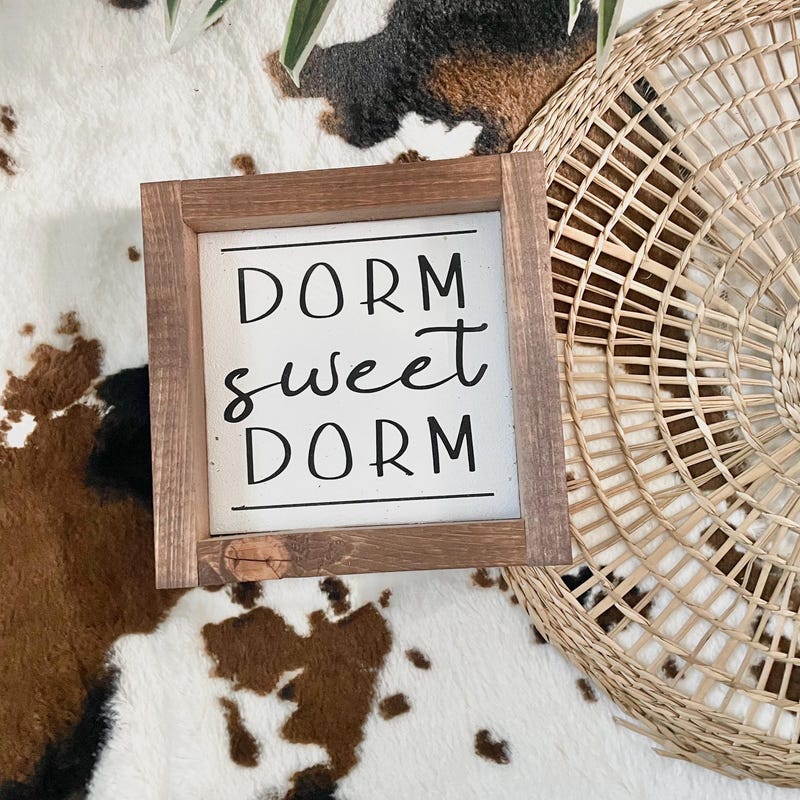 Dorm Sweet Dorm Sign - Etsy