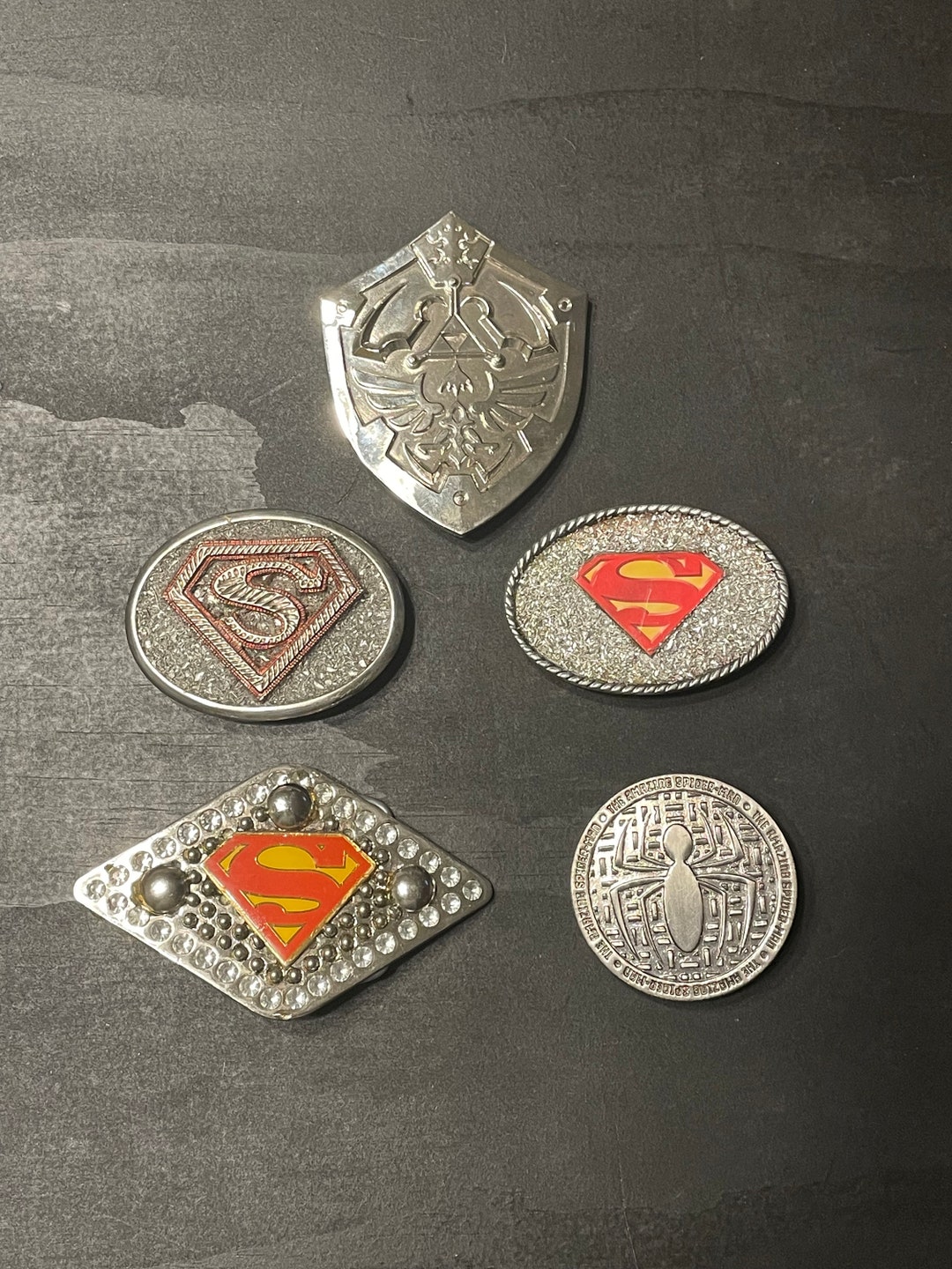 Spiderman Belt Buckle Superman Belt Buckle Zelda Belt Buckle Marvel DC ...