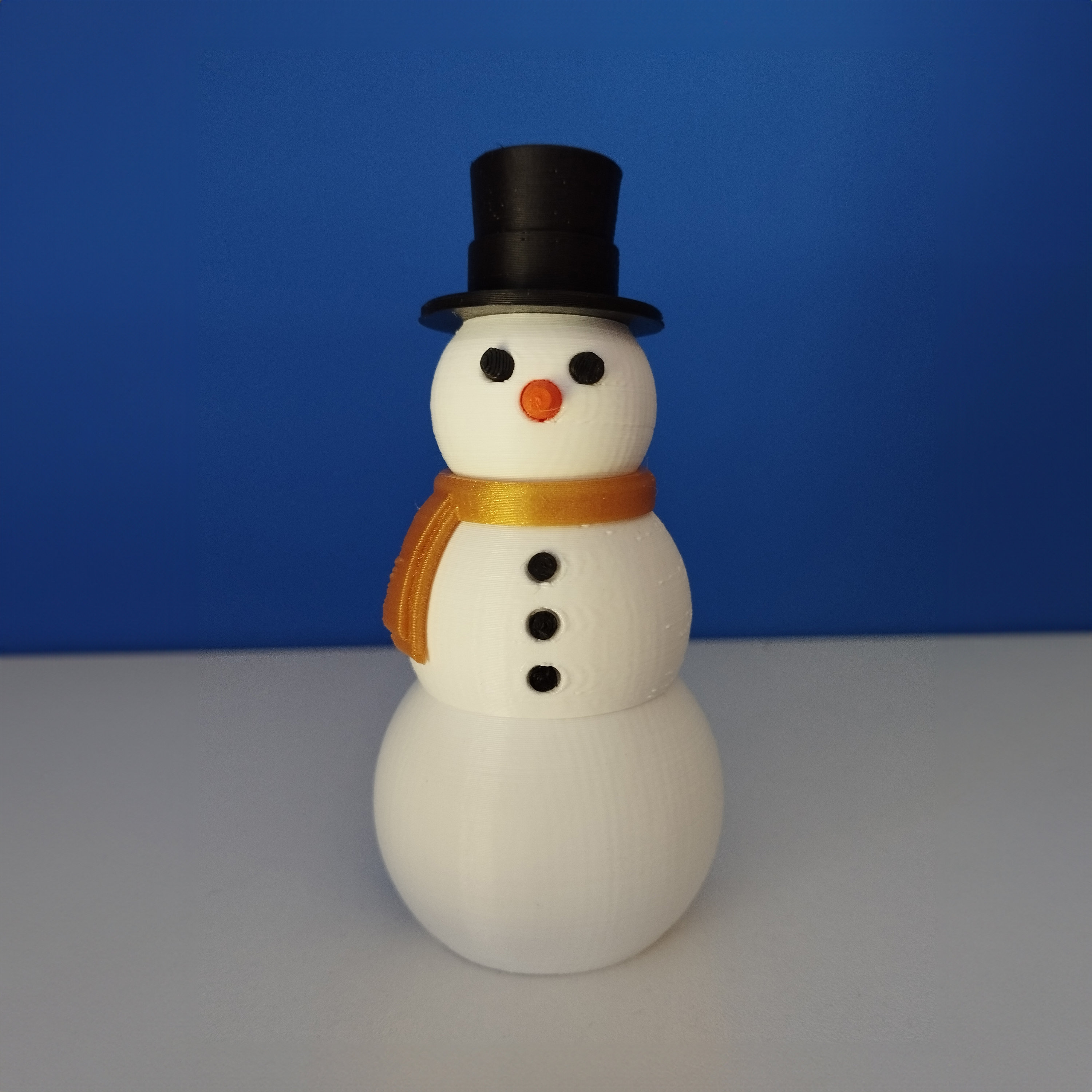 3D Printed Snowman Customizable 3d-printed Movable Snowmen Articulated ...