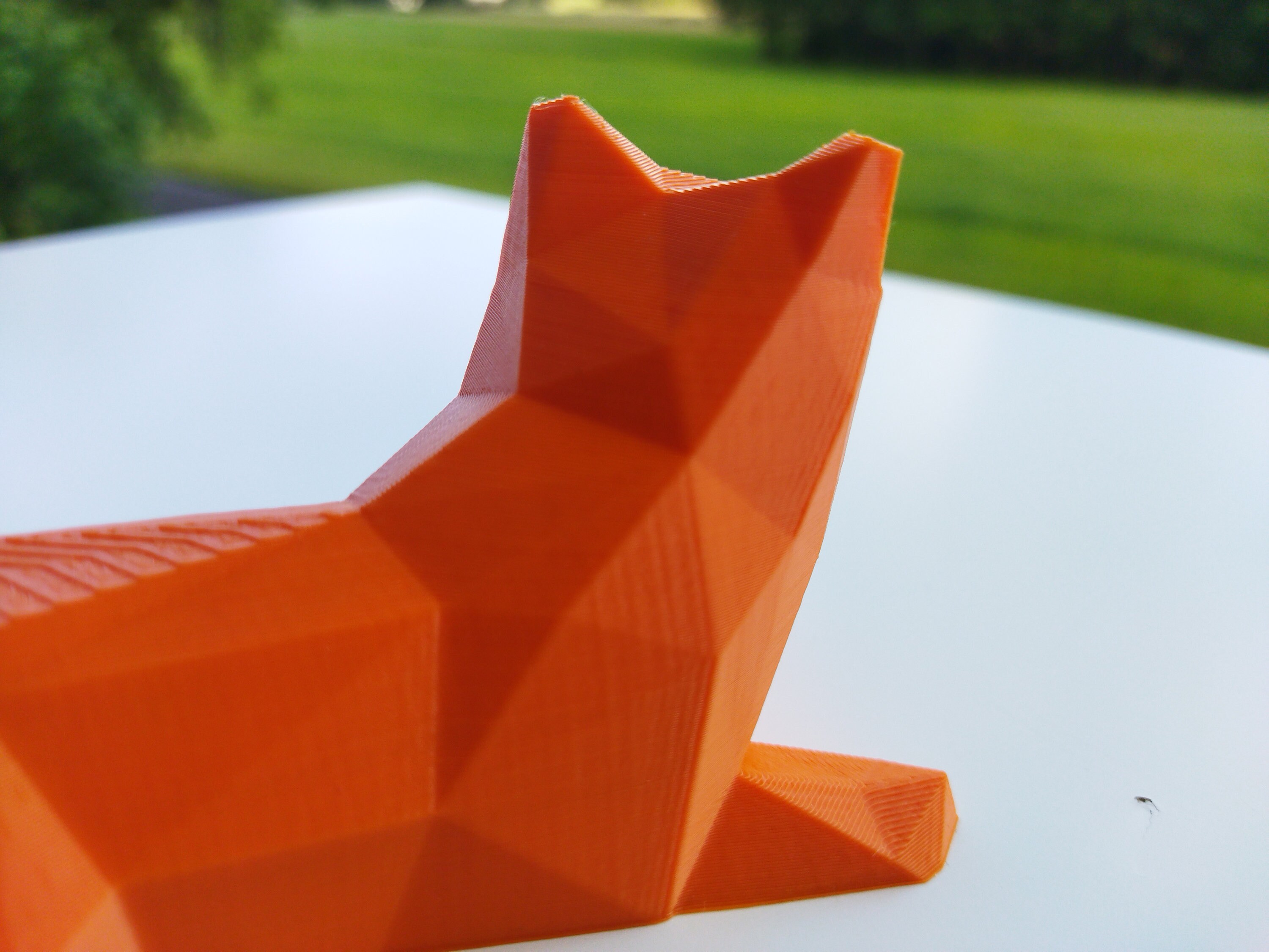 3D Printed Lying Cat | Low Poly Cat | 3D Prints - Etsy