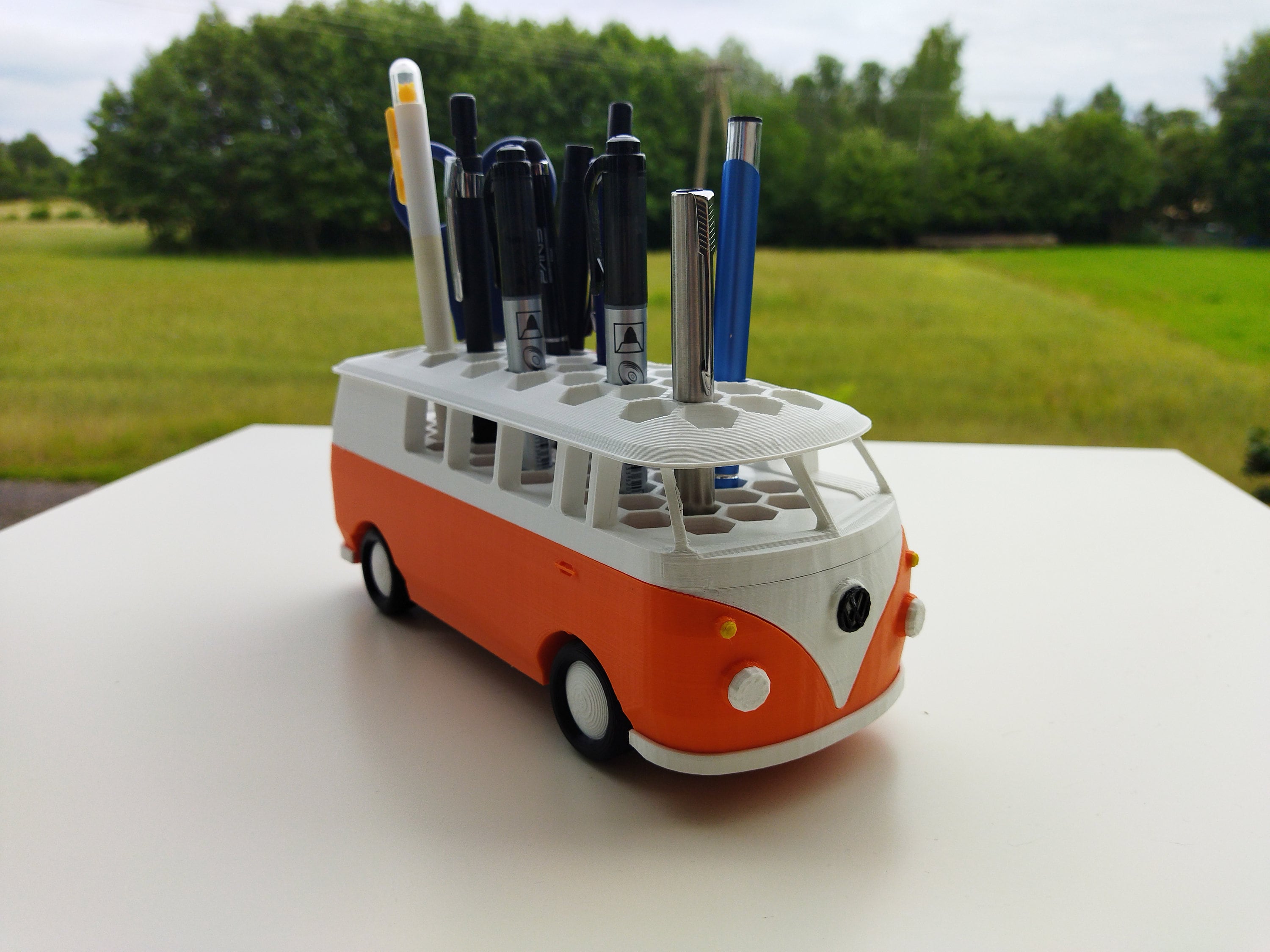 3D Printed VW Bus Pen/pencil Holder - Etsy UK