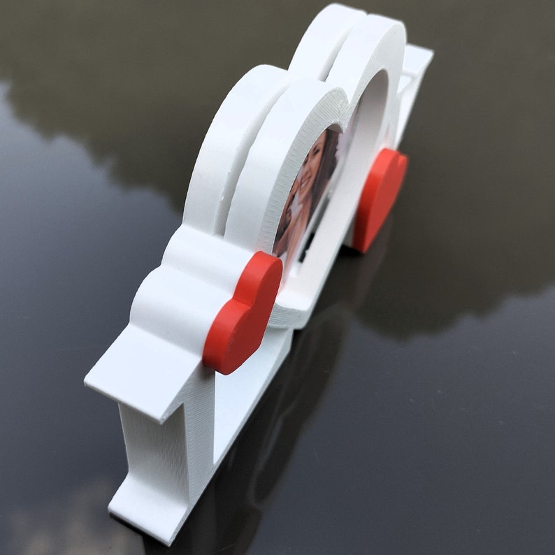 3D LOVE Photo Frame in PLA Personalized, Perfect for Wedding, Valentine ...