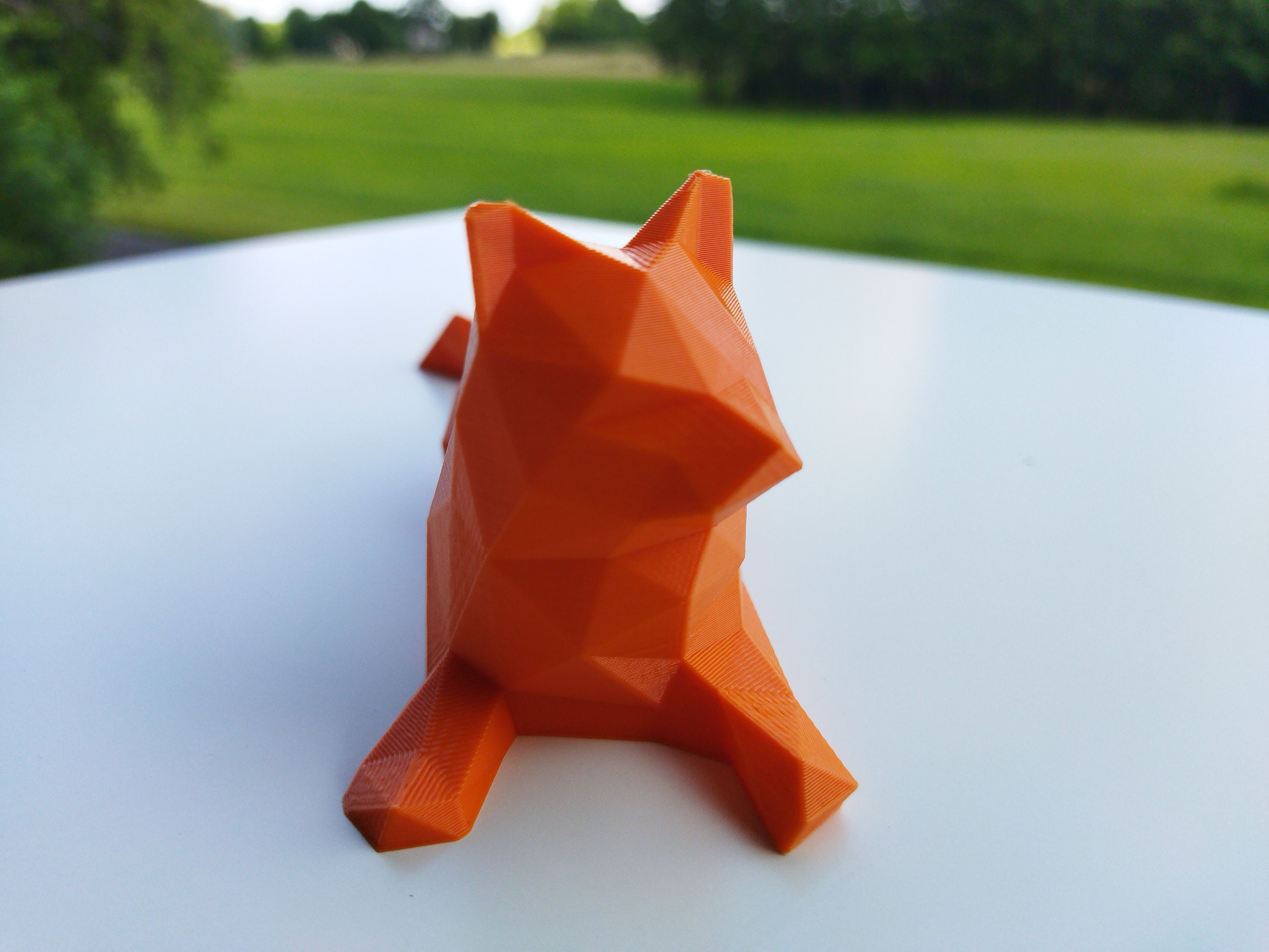3D Printed Lying Cat | Low Poly Cat | 3D Prints - Etsy