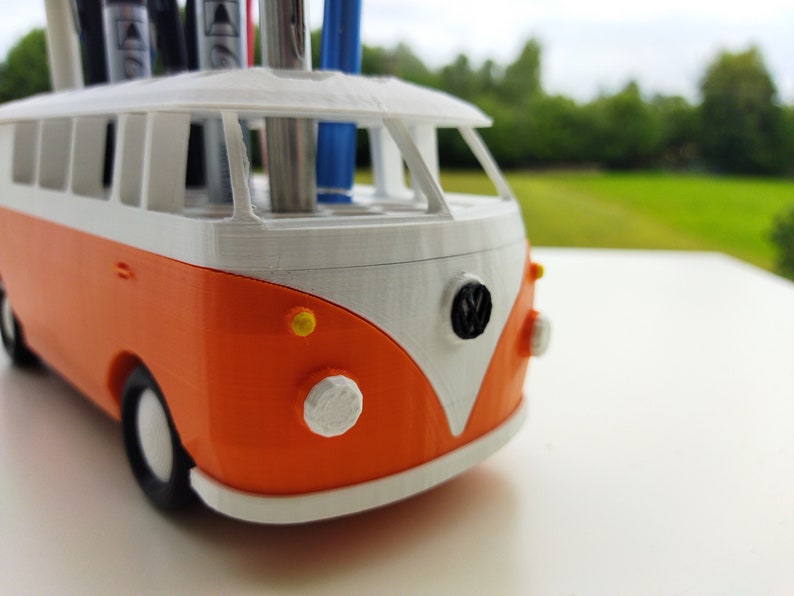 3D Printed VW Bus Pen/pencil Holder - Etsy Australia