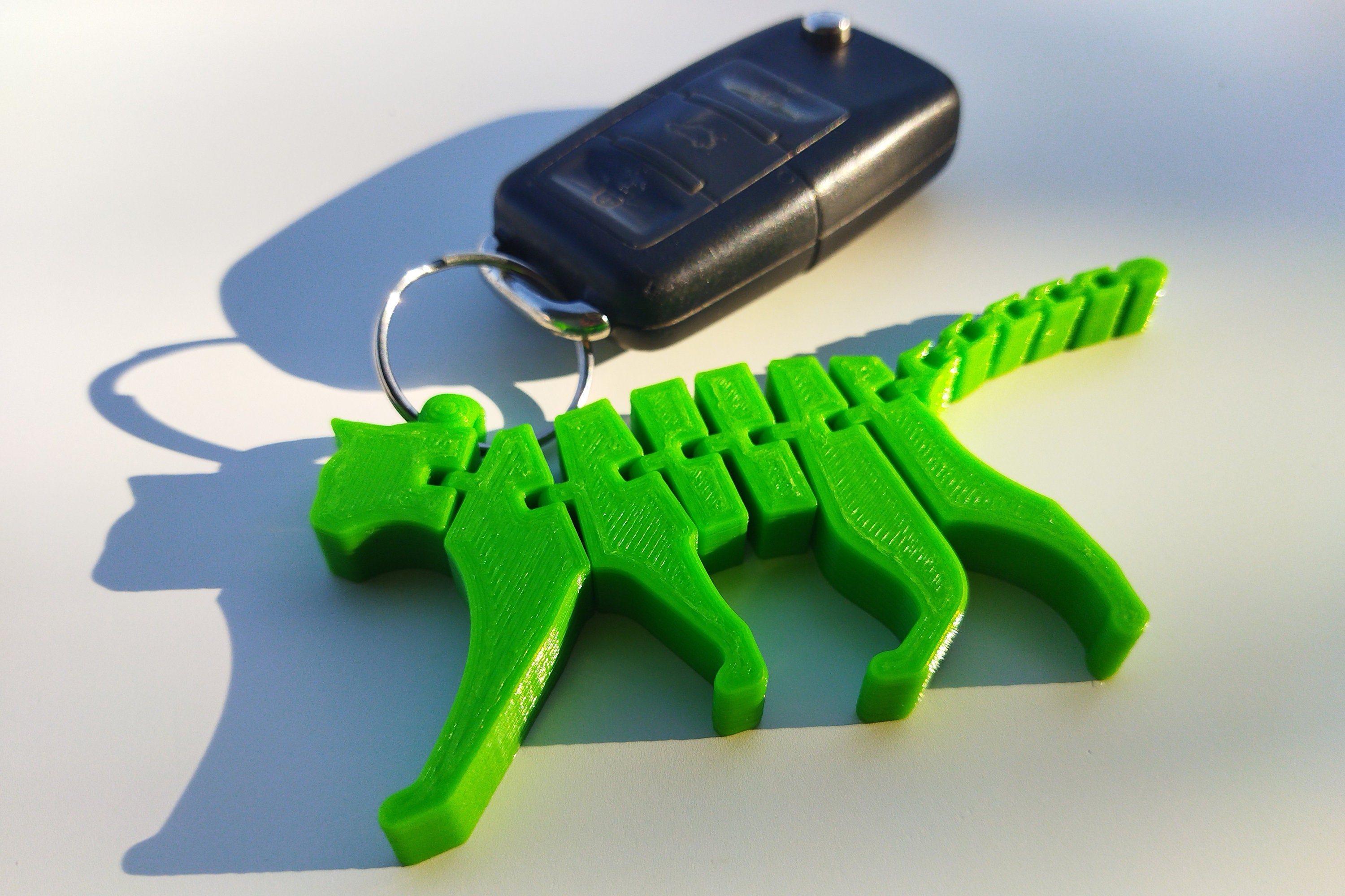 Flexi Cat 3D Keychain PLA - Etsy