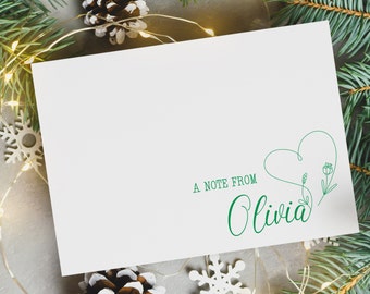 Personalized Note Card Set Custom Note Cards Stationery Gifts - Etsy