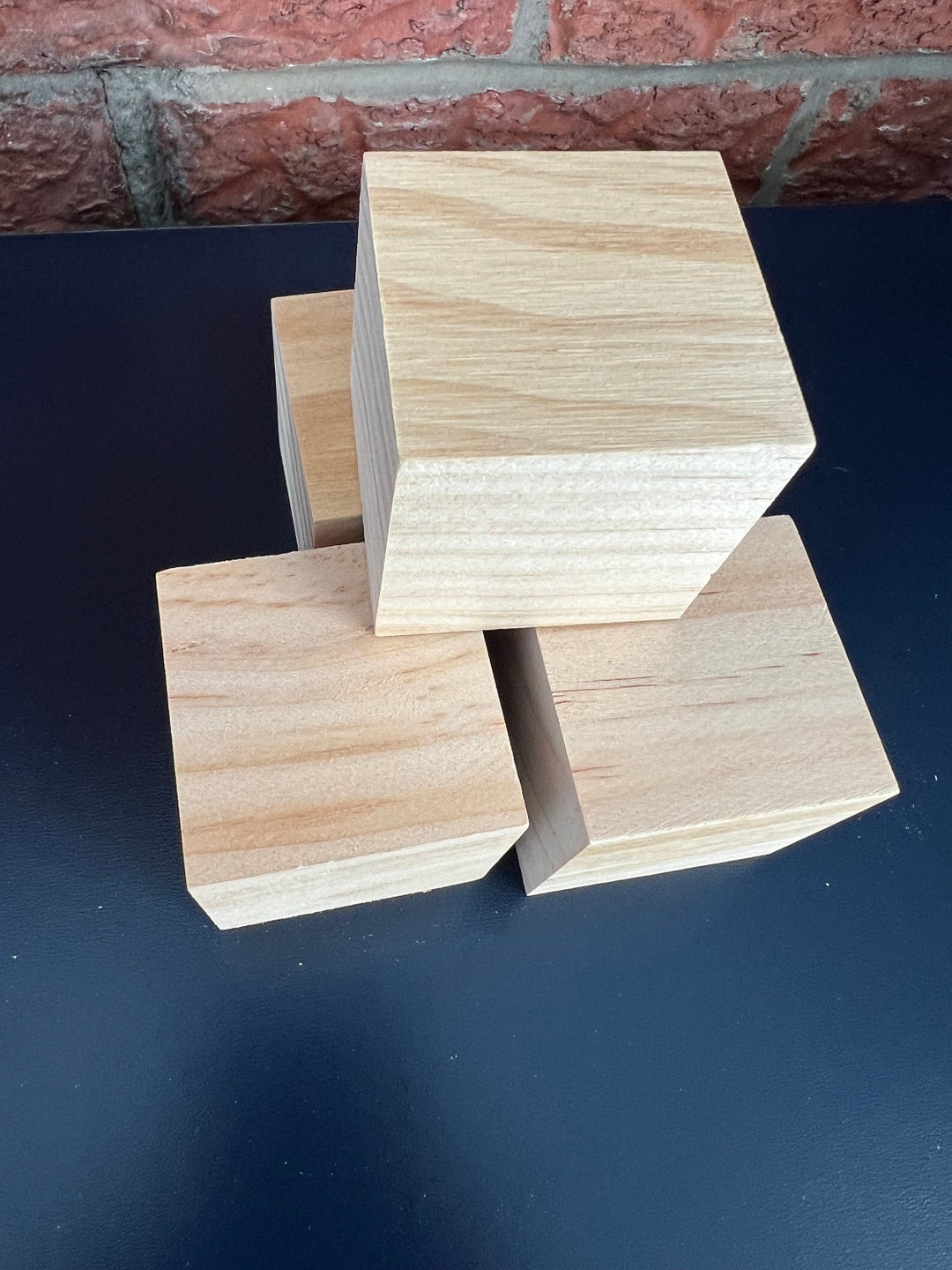 Wood Blocks Craft Wood Supplies Unfinished Wood Block Square for ...