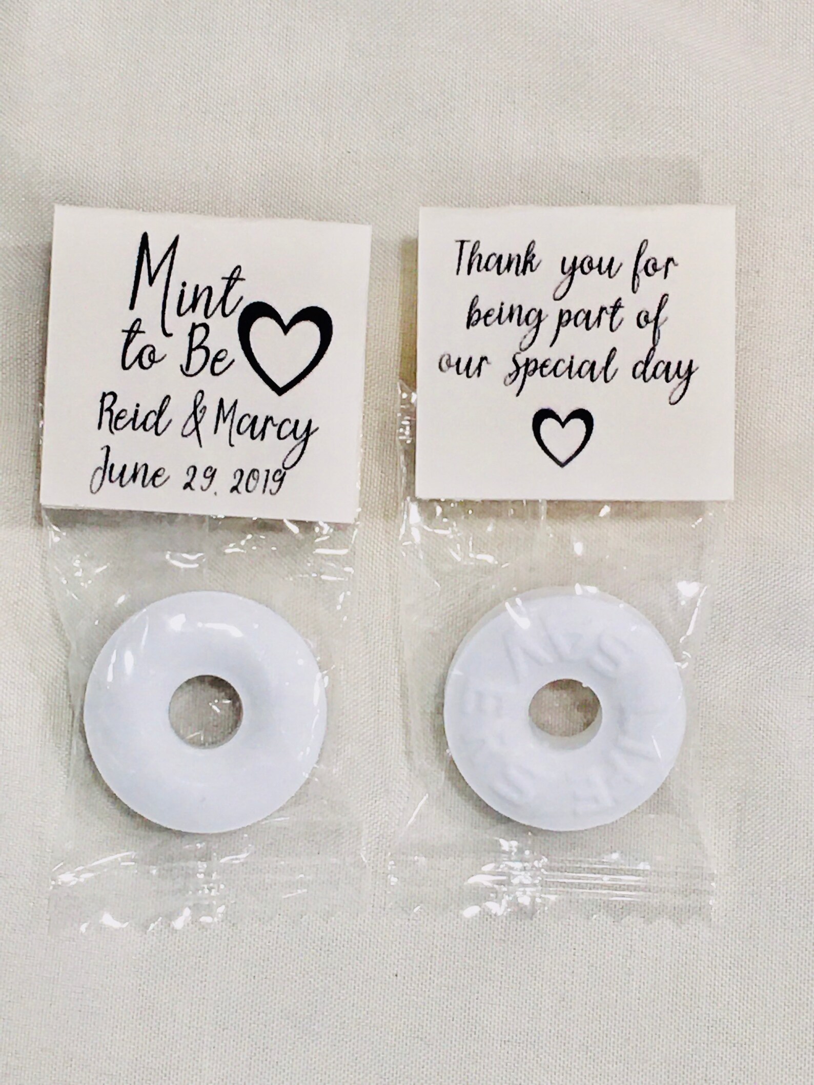 Personalized Wedding Favor Mints: Mint to Be, Names & Date - Etsy