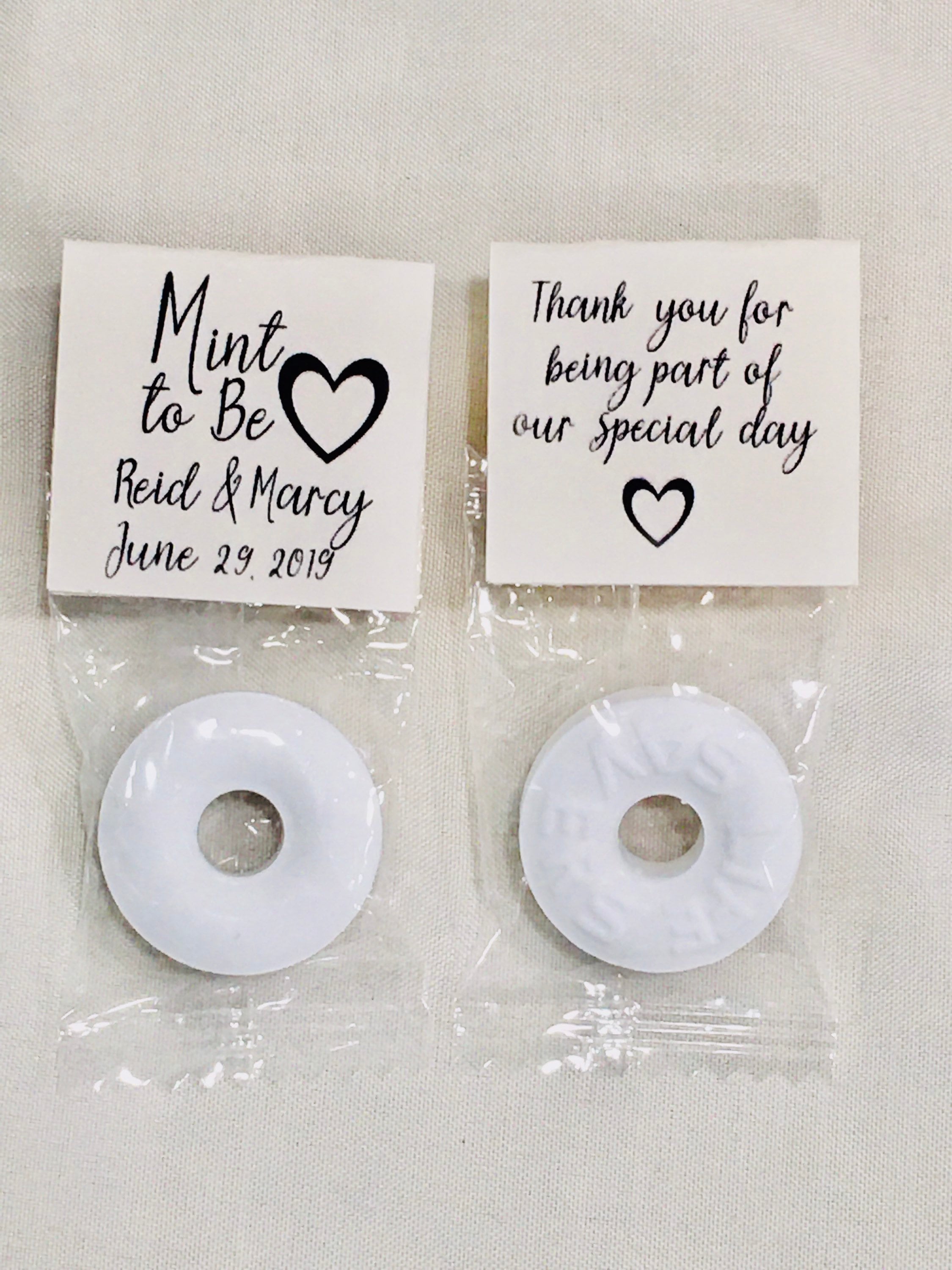 Personalized Wedding Favor Mints: Mint to Be, Names & Date - Etsy