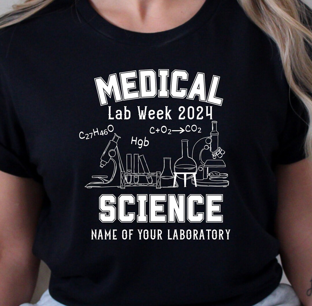Medical Laboratory Week Personalized Tshirt Medical Laboratory ...
