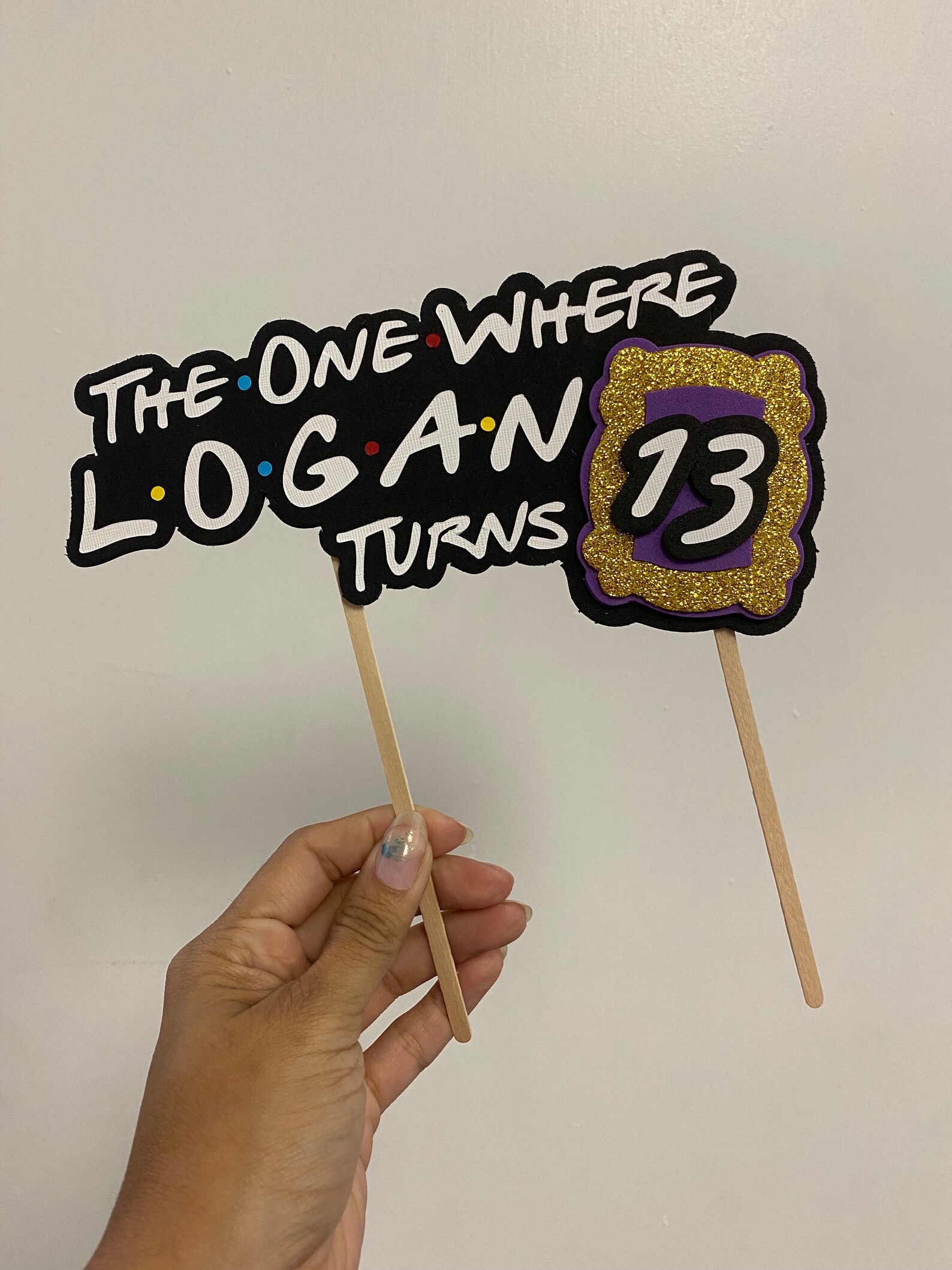 FRIENDS Personalized Birthday, Graduation, Celebration Cake Toppers - Etsy