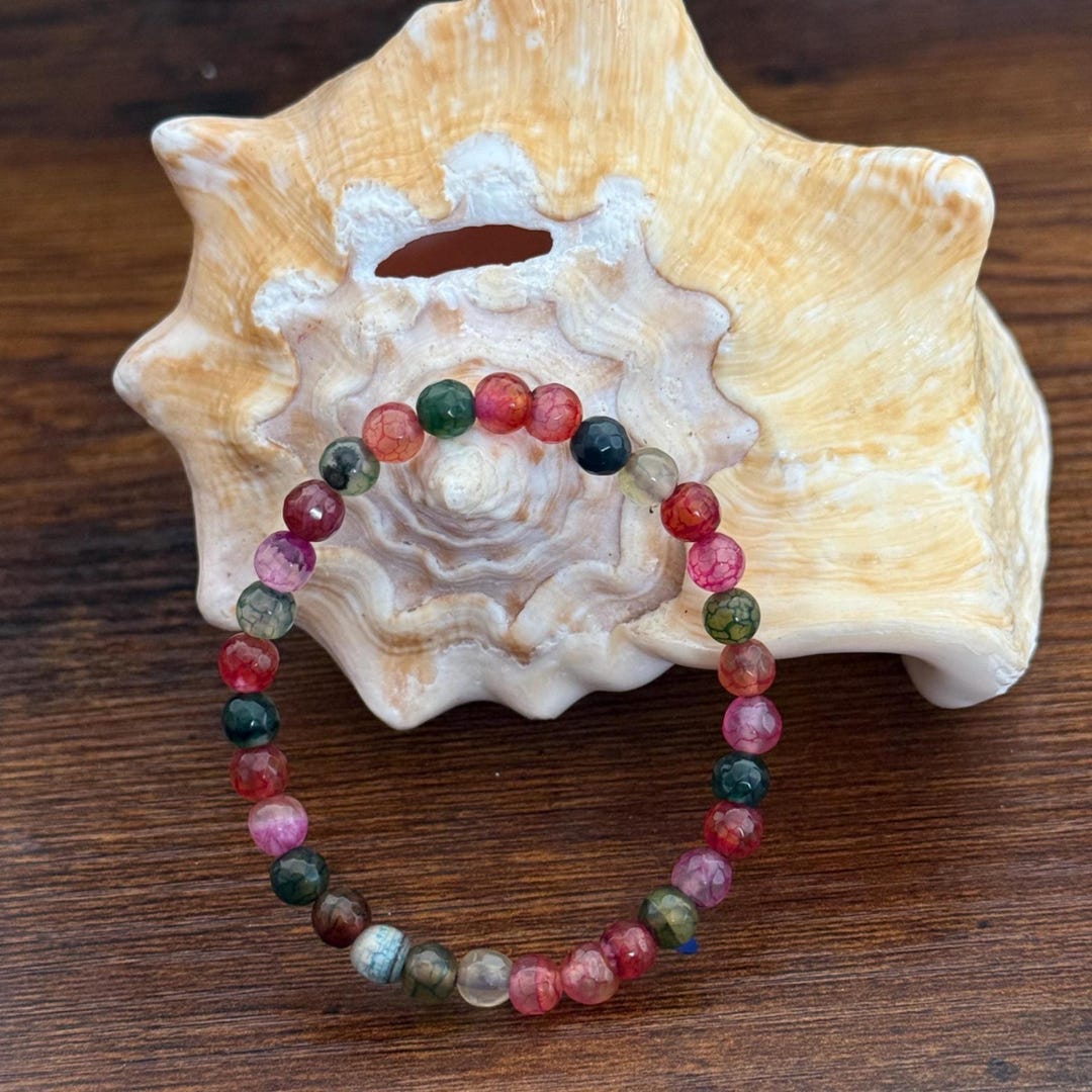 6mm Muti Colour Tourmaline Bracelet - Etsy Canada