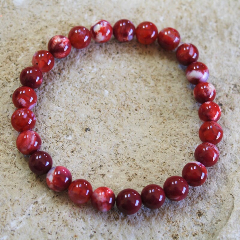 Red Agate Jewelry - Etsy