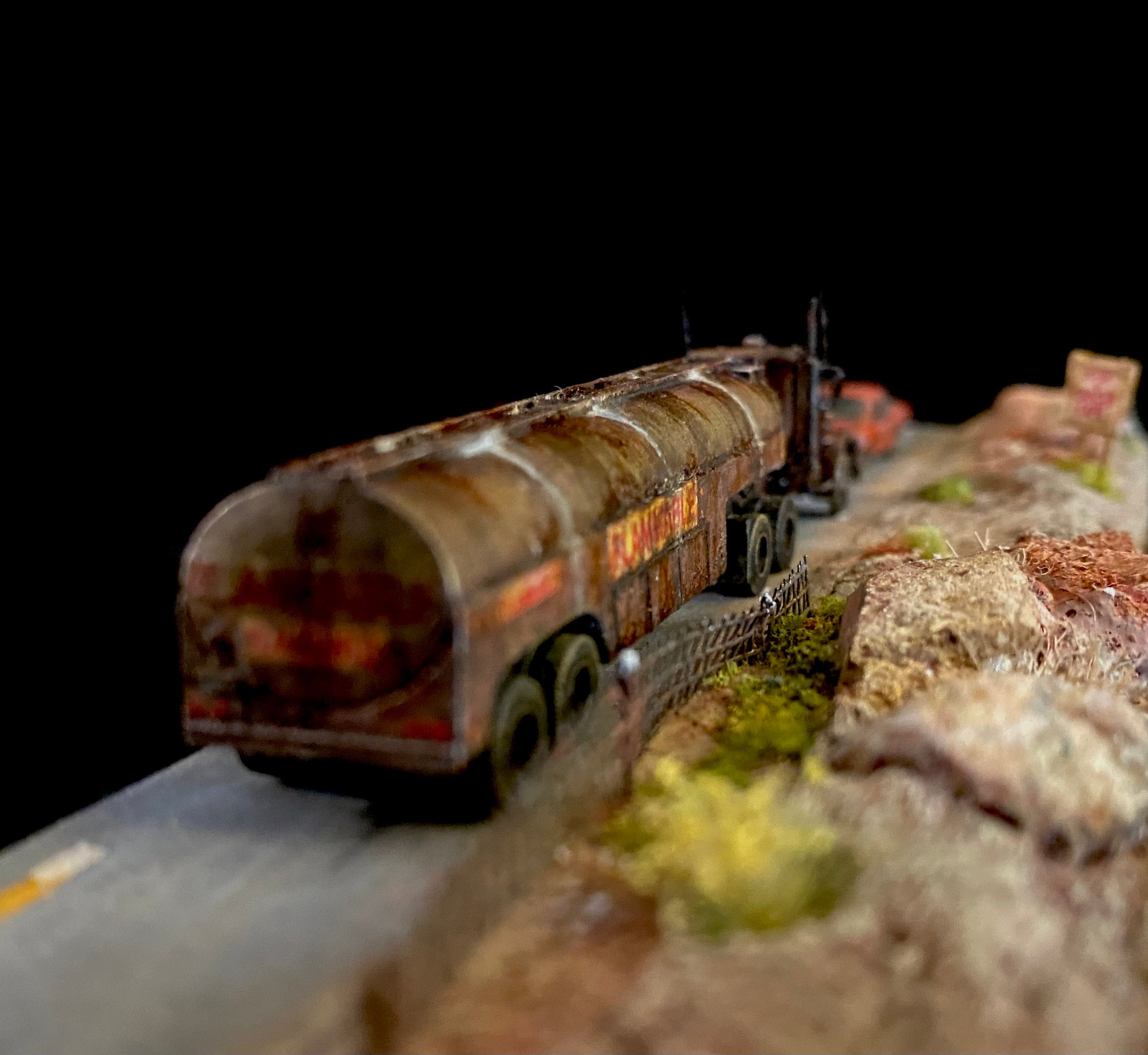 Duel Miniature Model Diorama With Display Case - Etsy