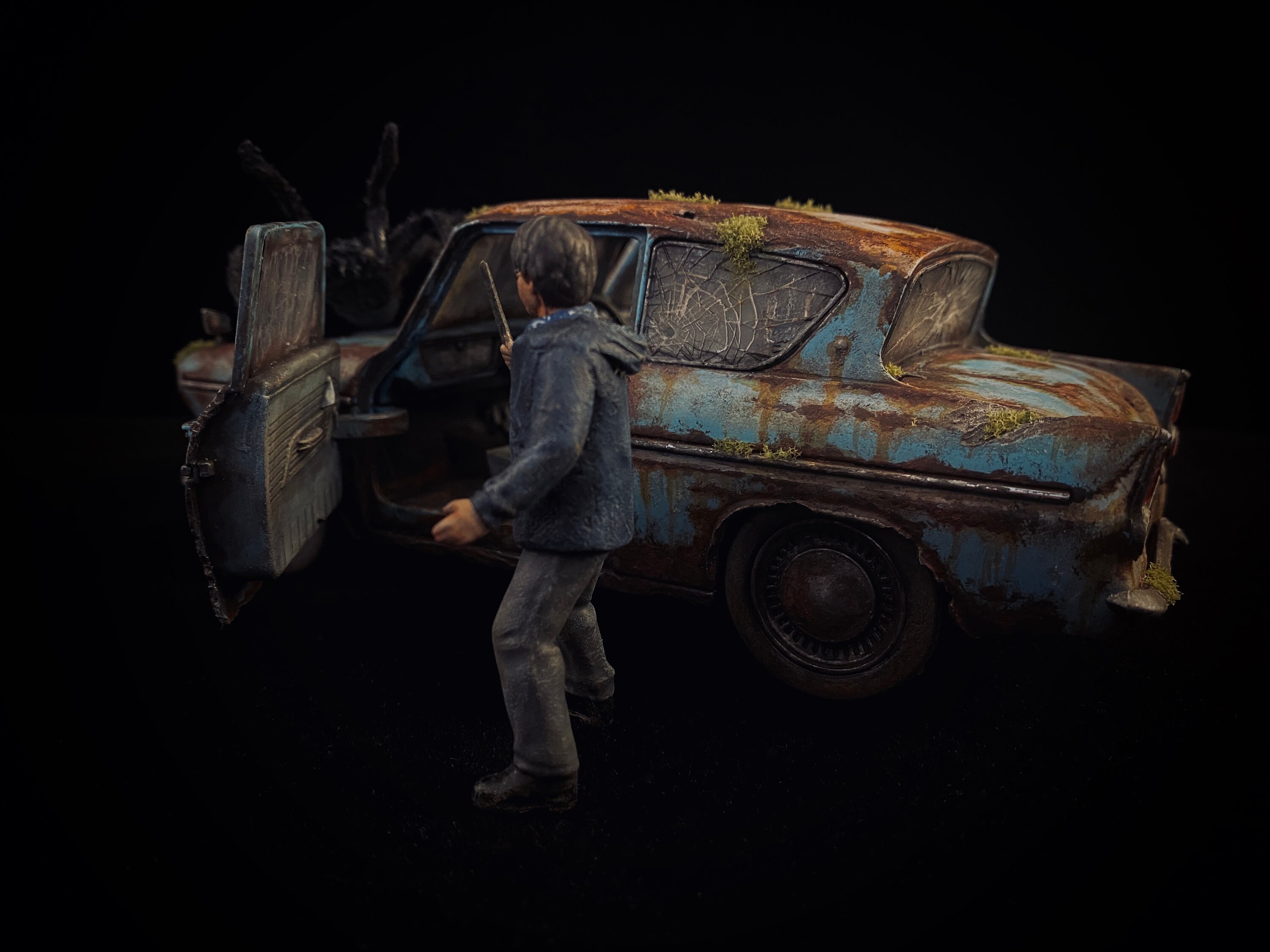 The Flying 1966 Ford Anglia From the Harry Potter Series - Etsy