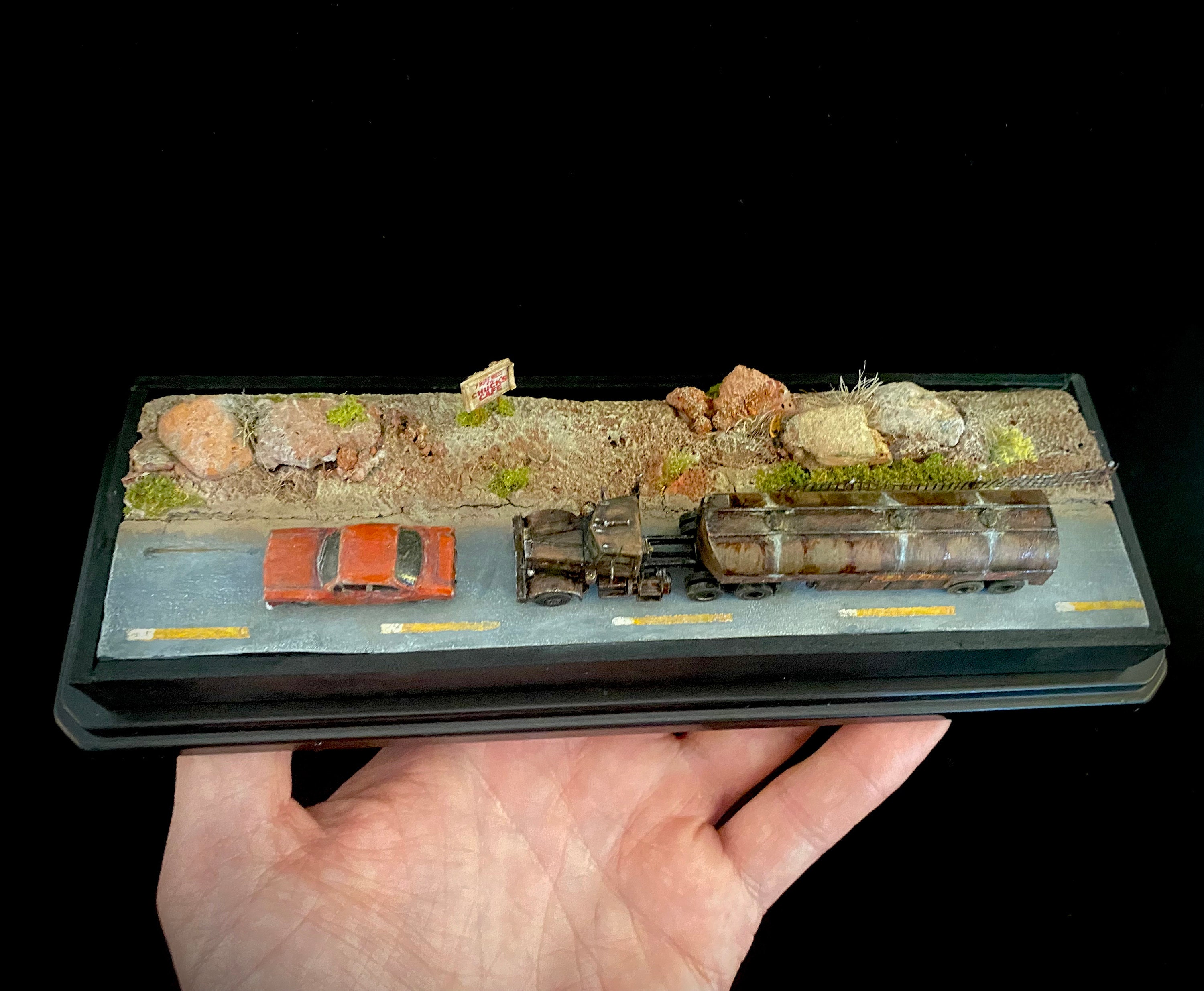 Duel Miniature Model Diorama With Display Case - Etsy